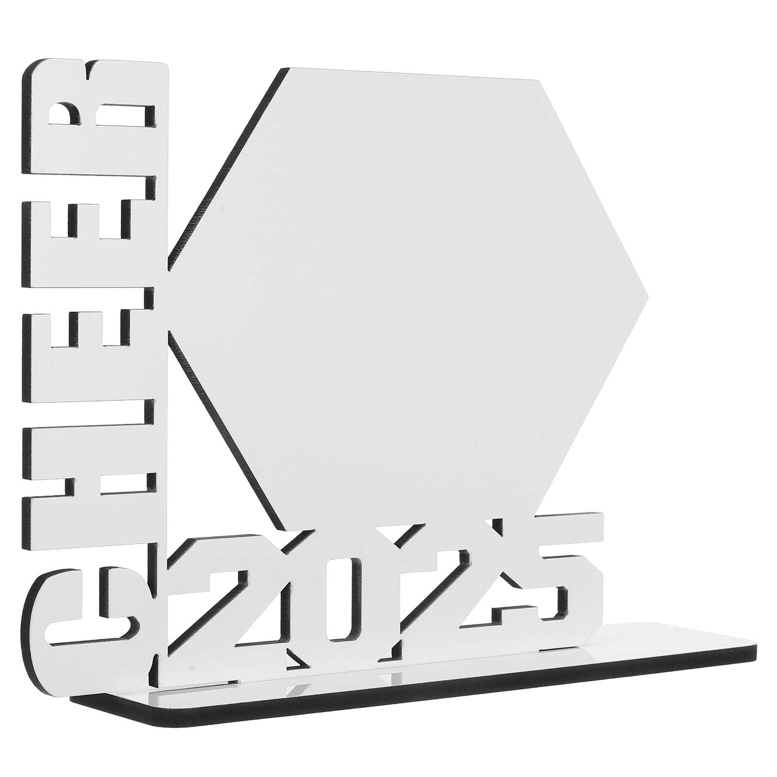 Worgeous Blank 2025 Graduation Sublimation Frame DIY Grad Photo Frame ...