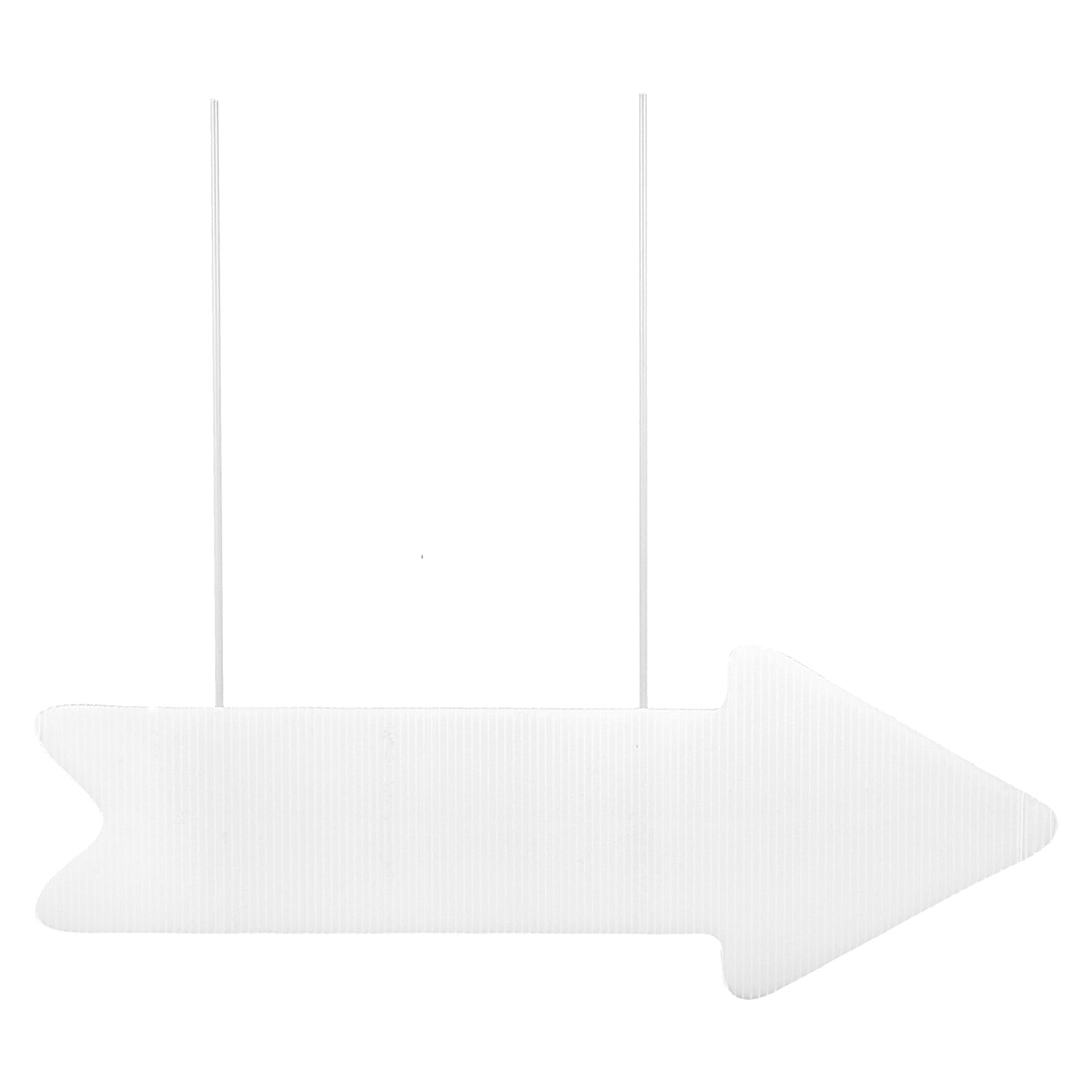 Worgeous Blank Yard Sign Plastic Garden Sign Blank Garden Lawn Sign ...