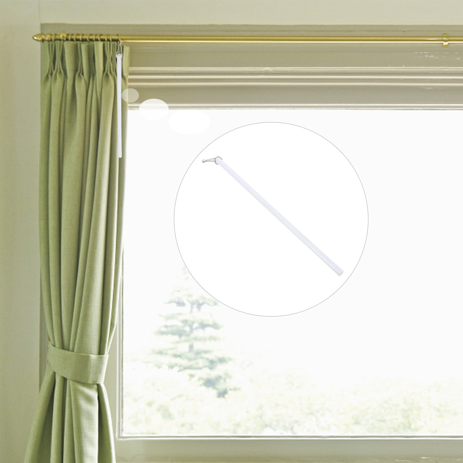 Worgeous Blind Replacement Rod Acrylic Curtain Pull Rod Blind Wand ...