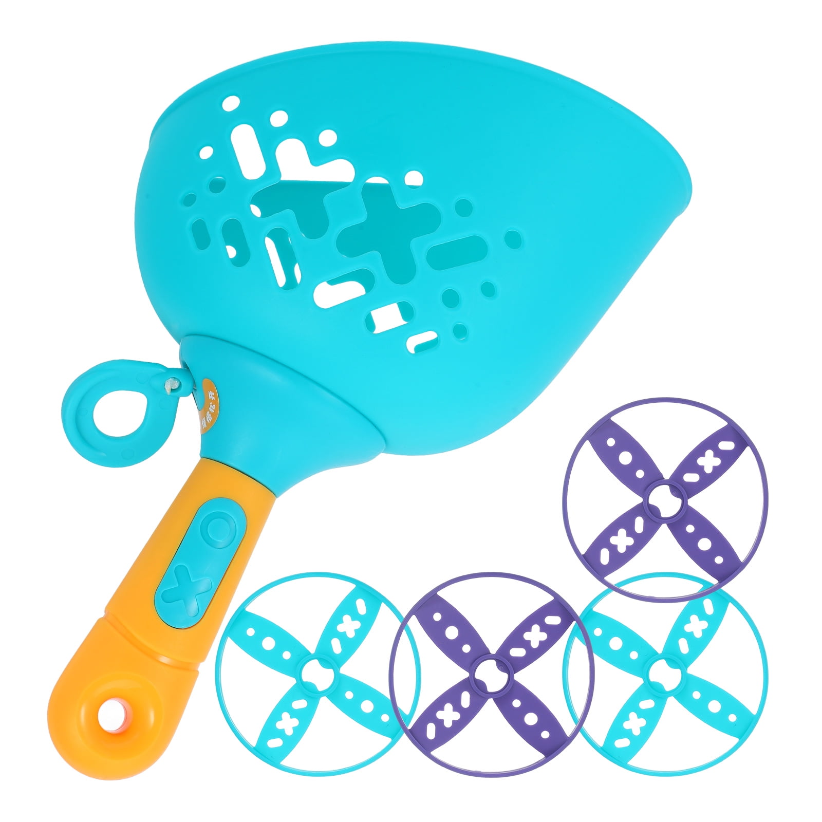 Worgeous Blue ABS Flying Disc Toy for Kids Playing Outdoor Interactive ...