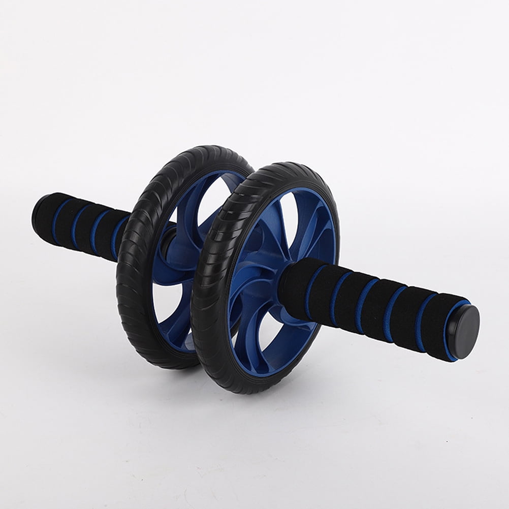 Worgeous Blue Abdominal Wheel with Dual Wheels for Stability Ideal for Burning Calories and ...