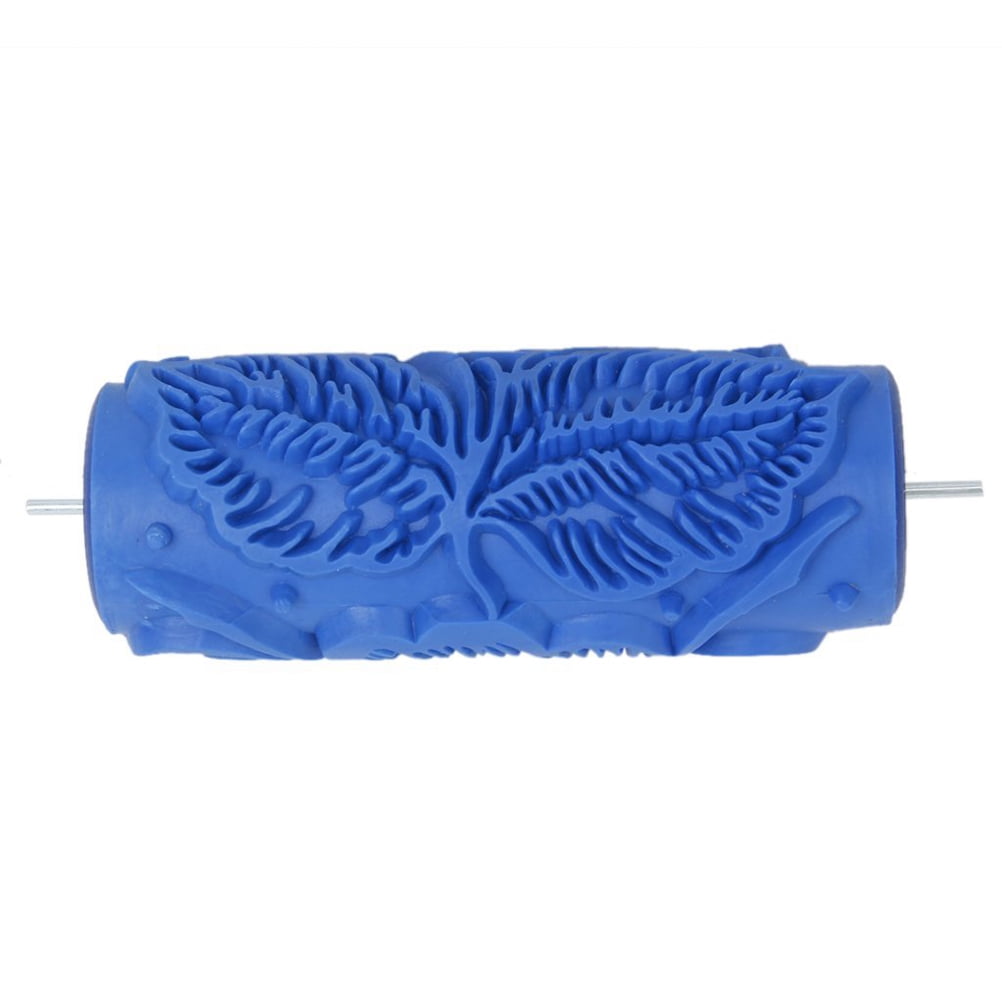 COSMOBETTY Embossing Texture Patterned Paint Roller Blue 1Set 6In ...