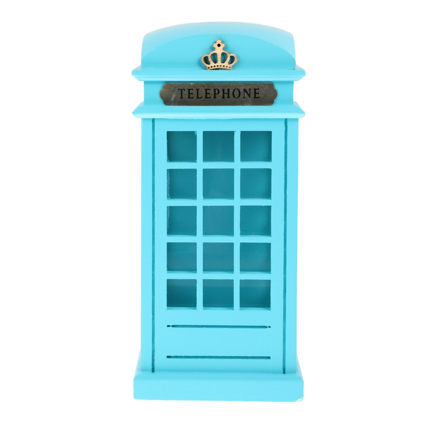 Worgeous Blue Piggy Bank Telephone Sky Box Antique Booth Retro Child ...
