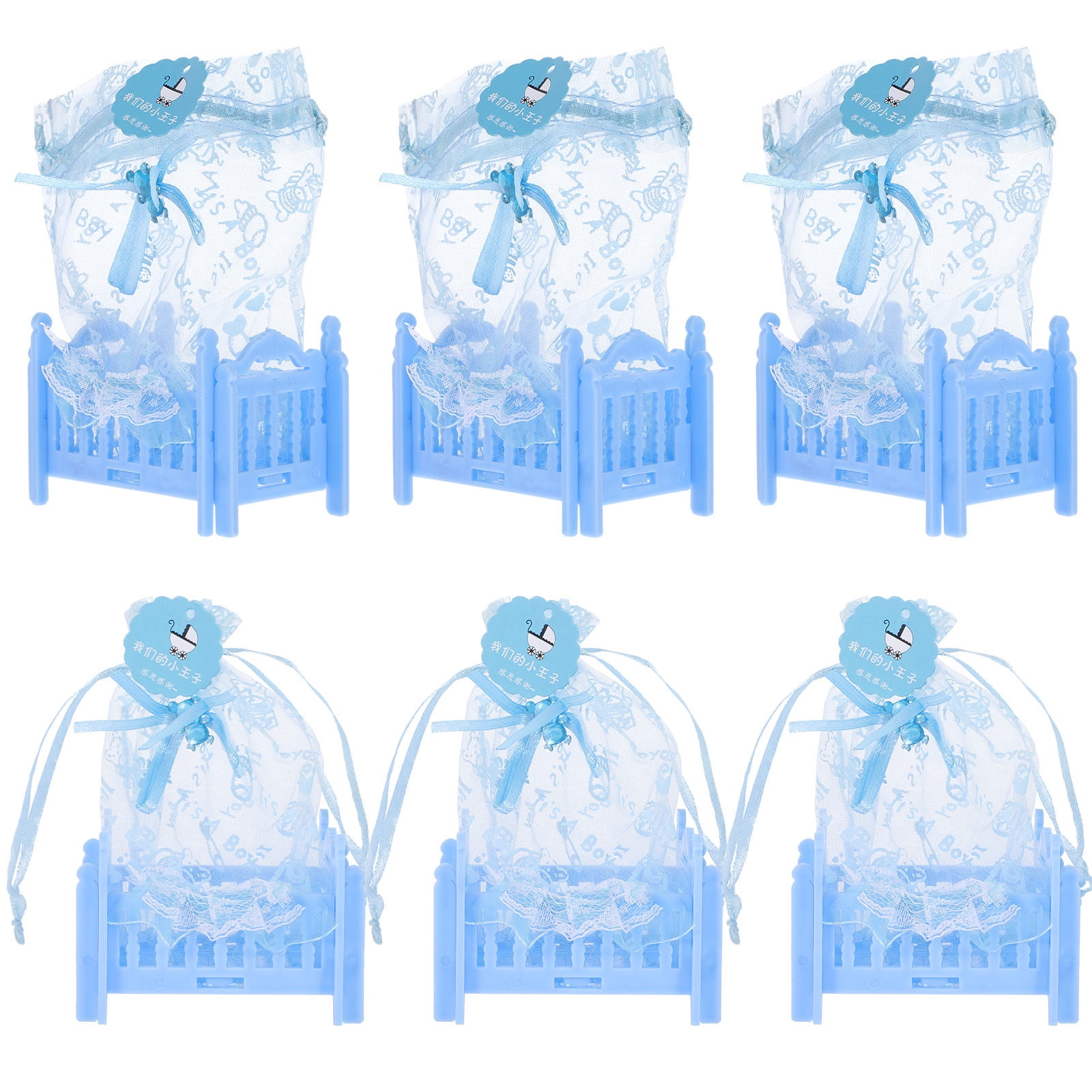 Worgeous Blue Plastic Candy Packaging Boxes for Storage Use with ...