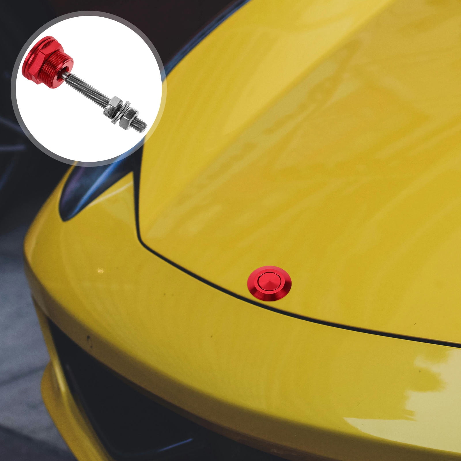 Worgeous Bonnet Lock Pin Kit Hood Vehicle Truck Accessories Baby Red ...