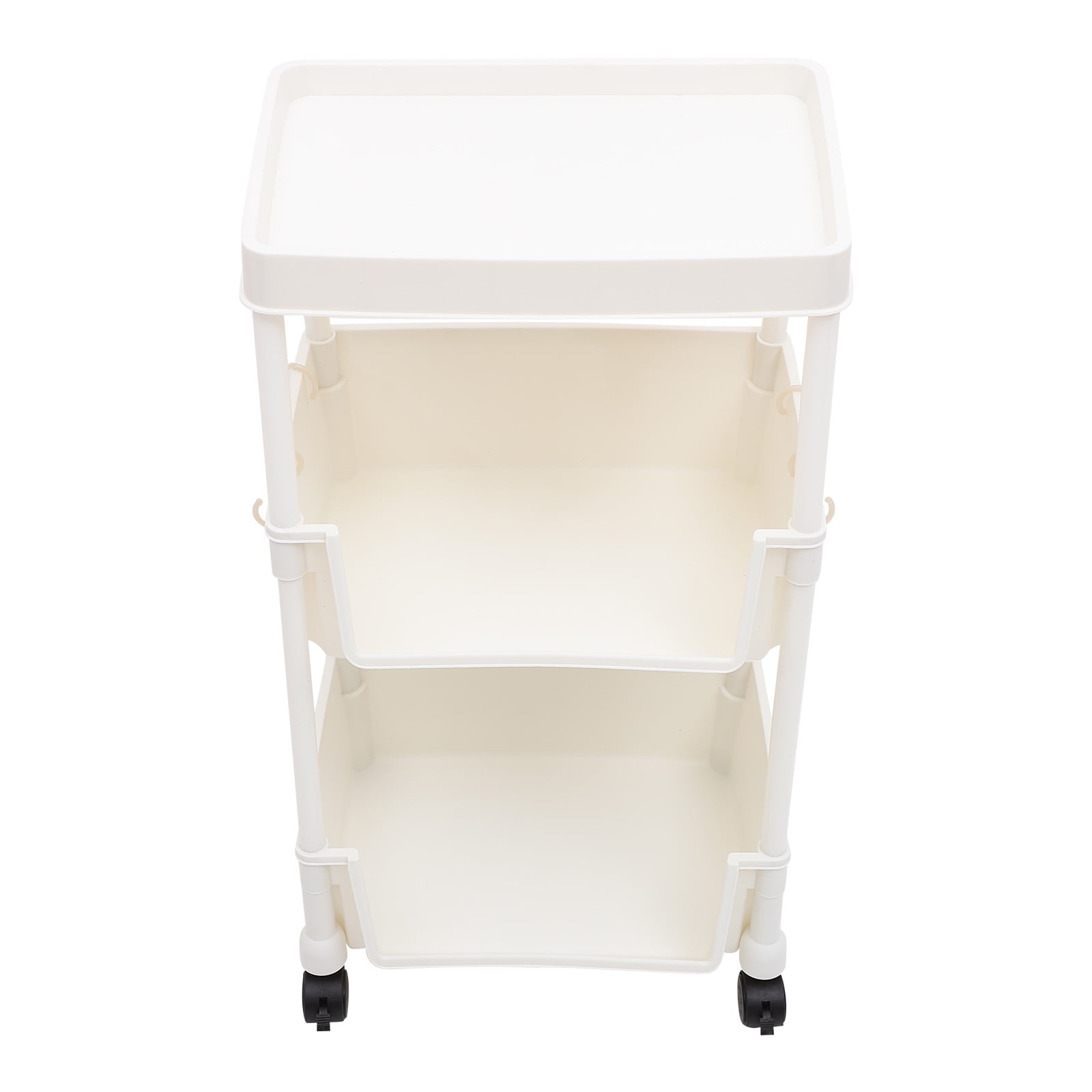 Worgeous Book Rack Roller Storage Bookshelf Movable Unique Bookcase for ...