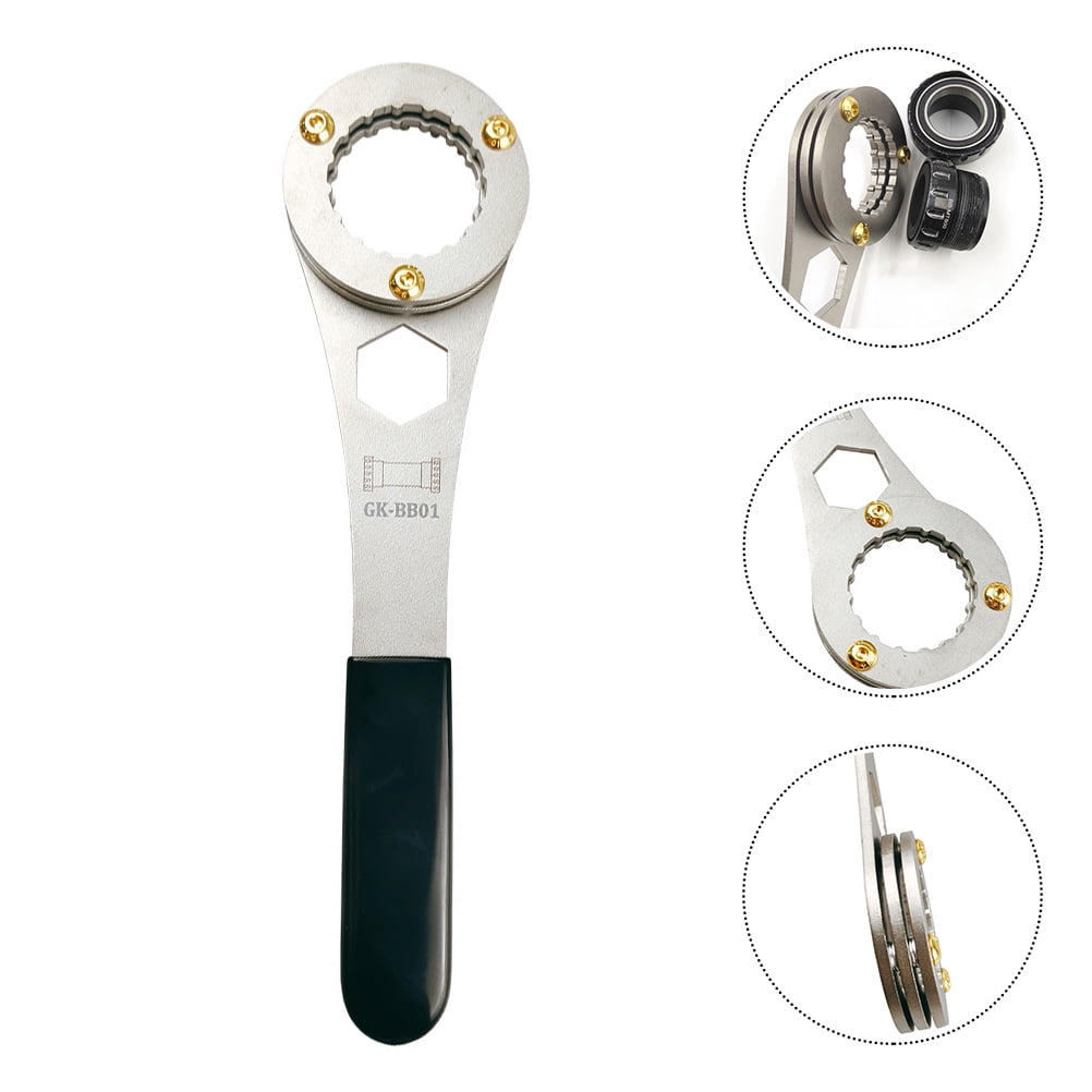 Worgeous Crank Extractor Tool Center Axle Wrench Stainless Steel 1Pcs 9 ...