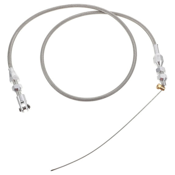 Worgeous Braided Throttle Cable Kit Car Throttle Choke Cable ...