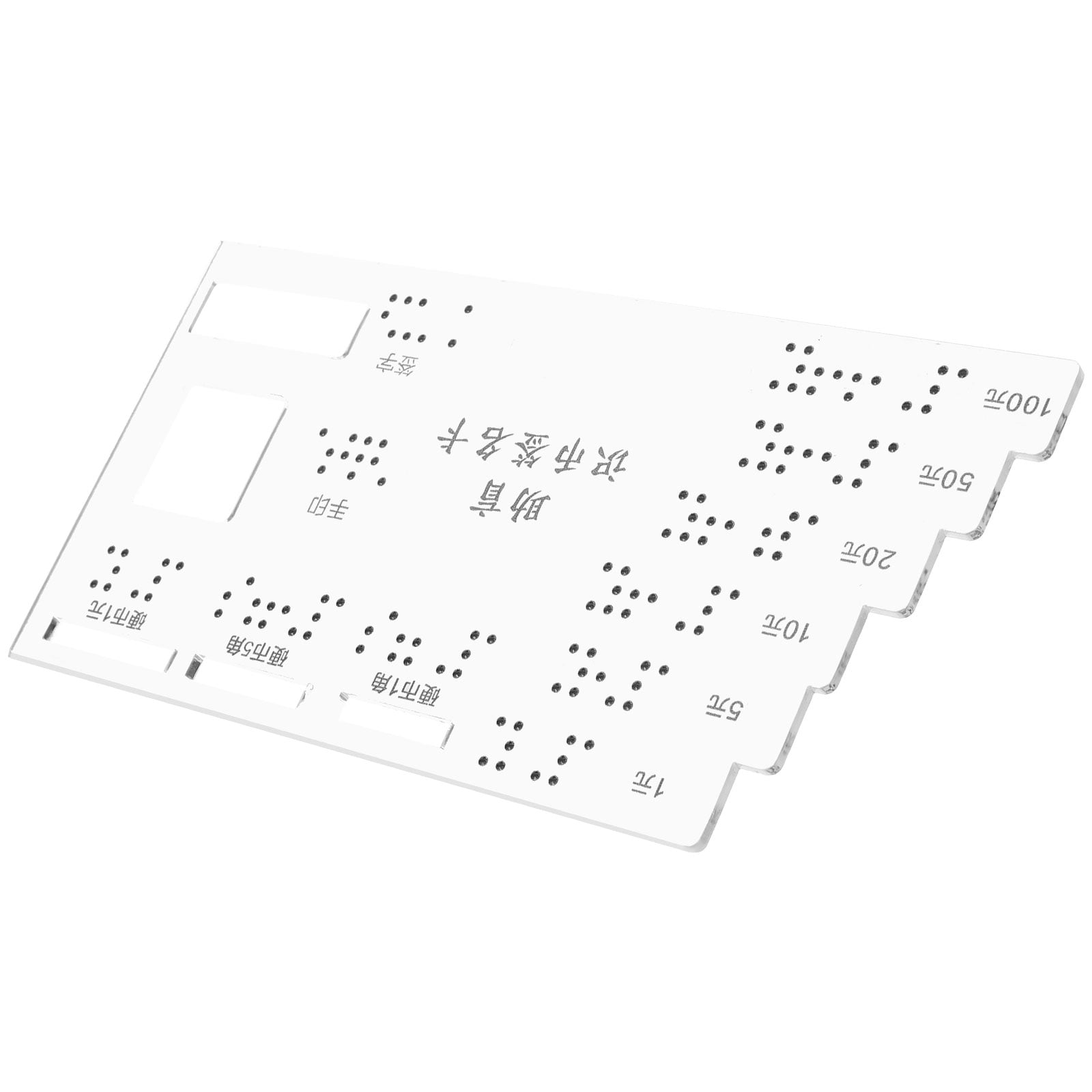 Worgeous Braille Attention Card Acrylic Braille Label Card Acrylic ...