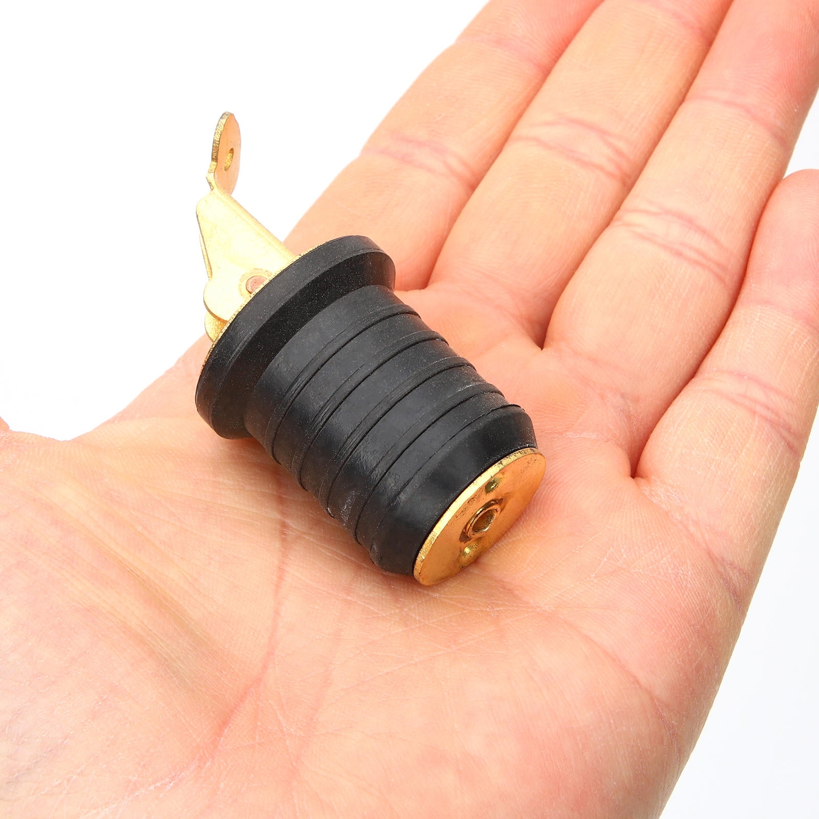 Worgeous Brass Drain Creative Plug Boat Drain Plug Deck Drain Plug Rotatable Plug for Rubber ...