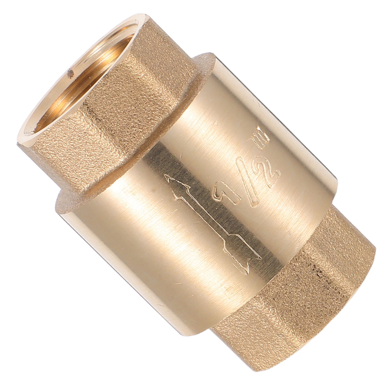 Worgeous Brass Residential Check Valve 1/2" Backflow Preventer Union ...