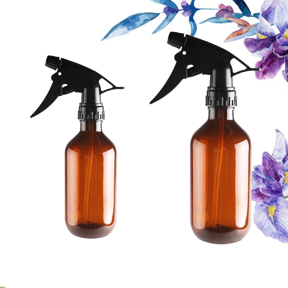 Worgeous Brown PE Plastic Water Sprayer for Daily Use Hair Styling and Plant Watering 240ml ...