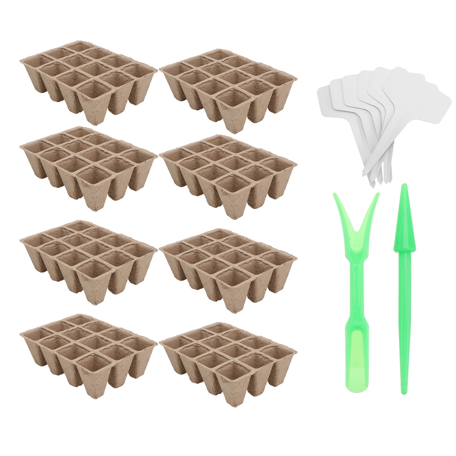 Worgeous Brown Pulp Plant Nursery Pots for Gardening 360 Degree ...