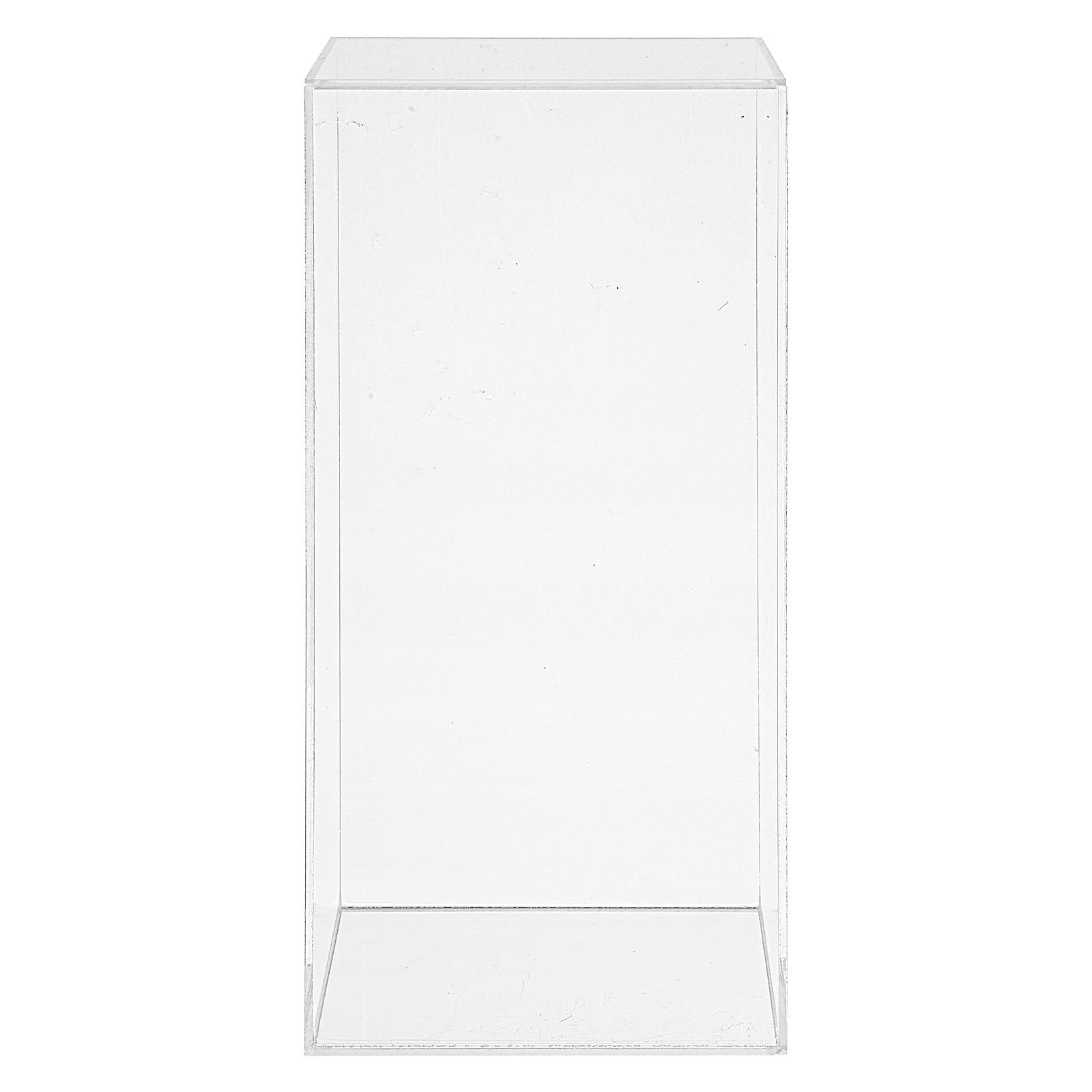 FONDOTIN Self Assembly Storage Showcase Display Box Acrylic Transparent ...
