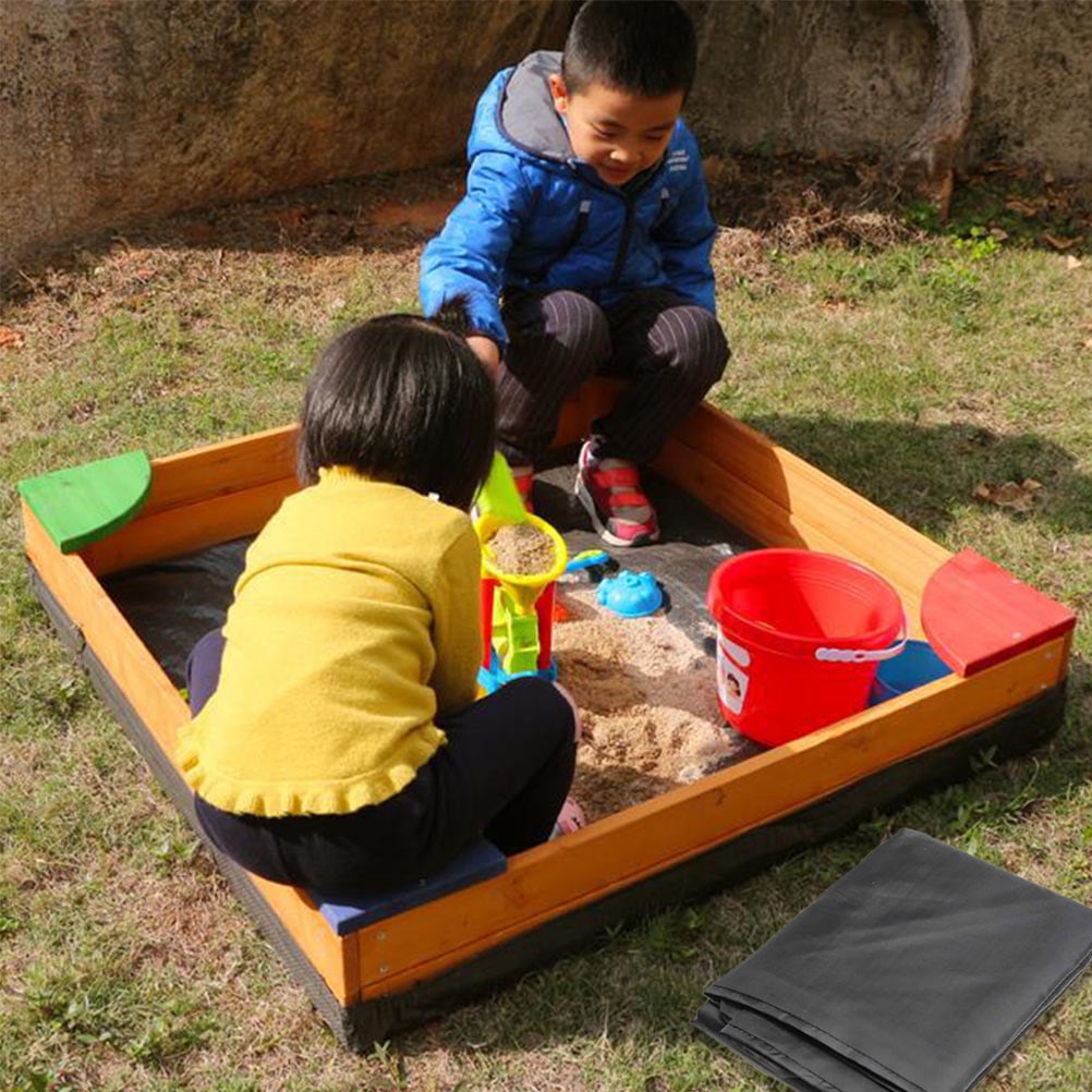 Worgeous Bunker Cover Bath Sand Sandbox Kids Pool Covering Child Black ...