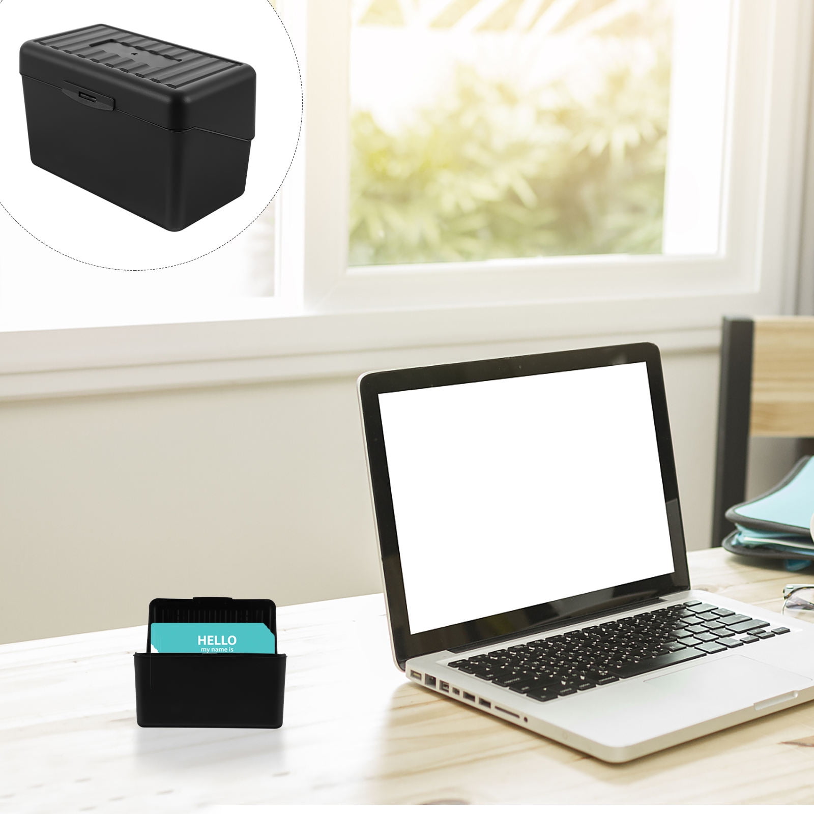 Phenofice Office Card Holder ABS Plastic Desk Organizer for Business ...