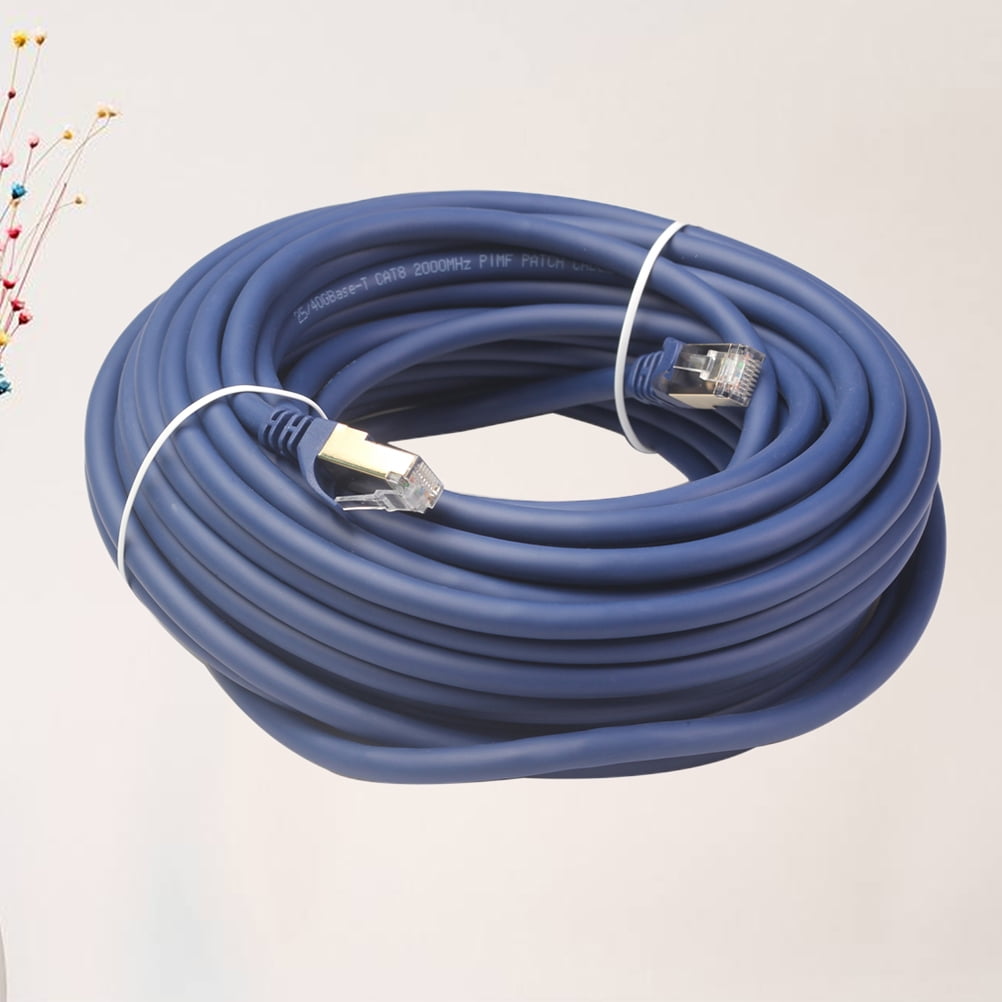 Worgeous CAT8 Ethernet Cable Blue Plastic Copper for Connecting Devices ...