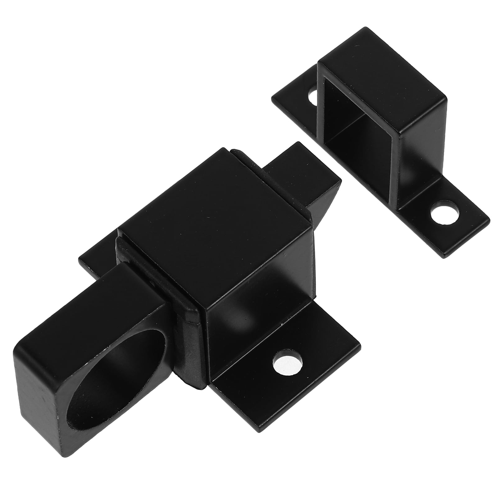 Worgeous Cabinet Door Spring Latch Automatic Closing Mechanism Black ...