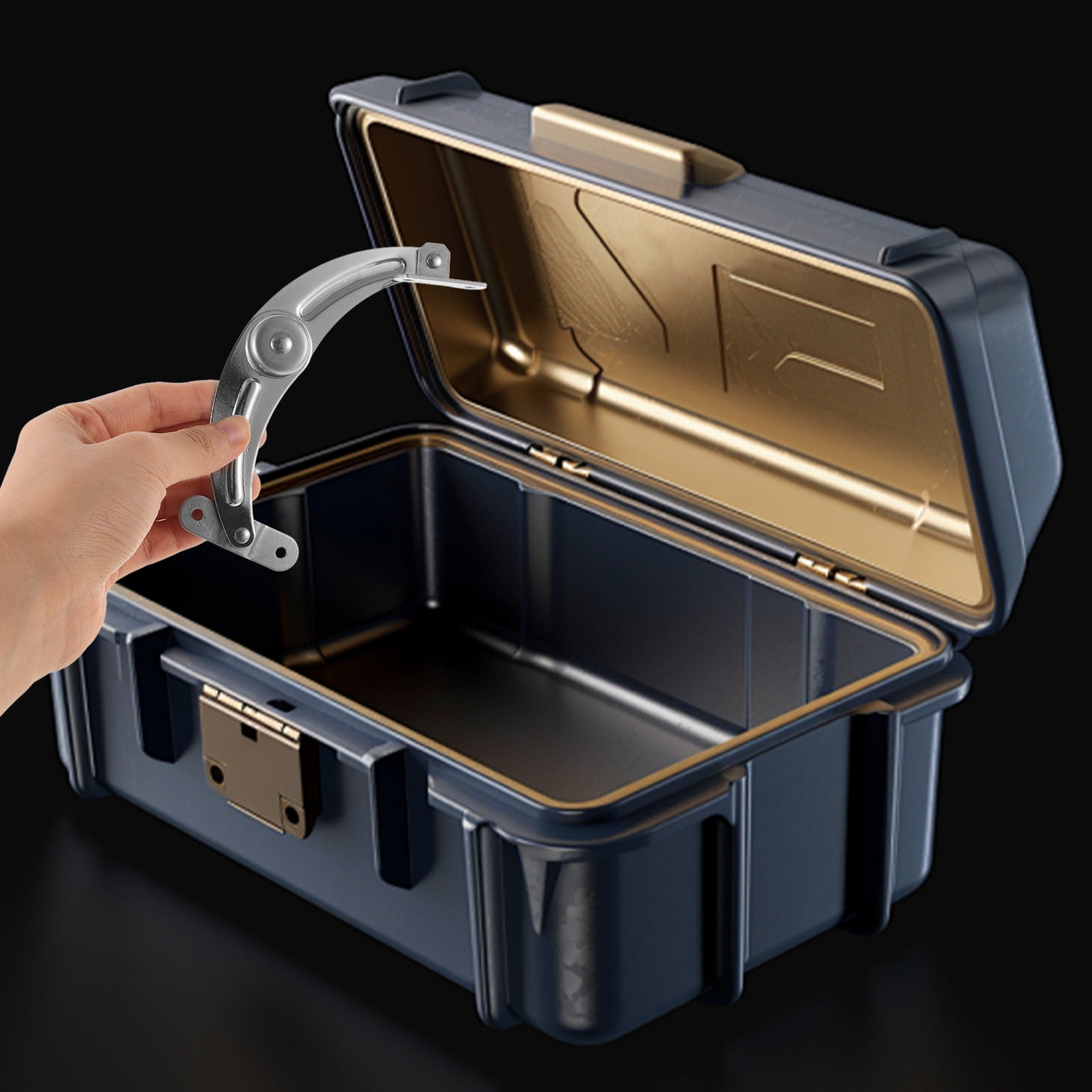 Worgeous Cabinet Folding Lid Stay from Chest Hinges and Support Silver ...