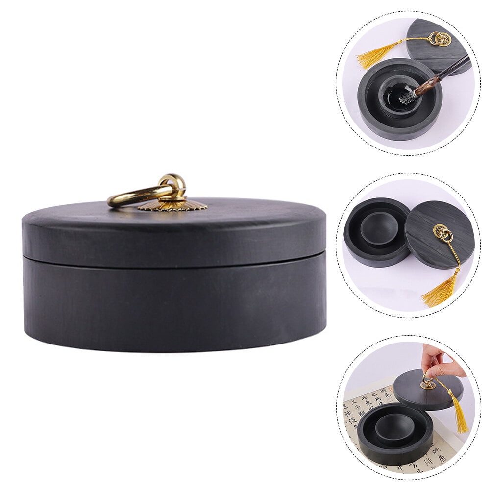 Worgeous Calligraphy Inkwell Dish for Moisturizing Inkstone Grinding ...