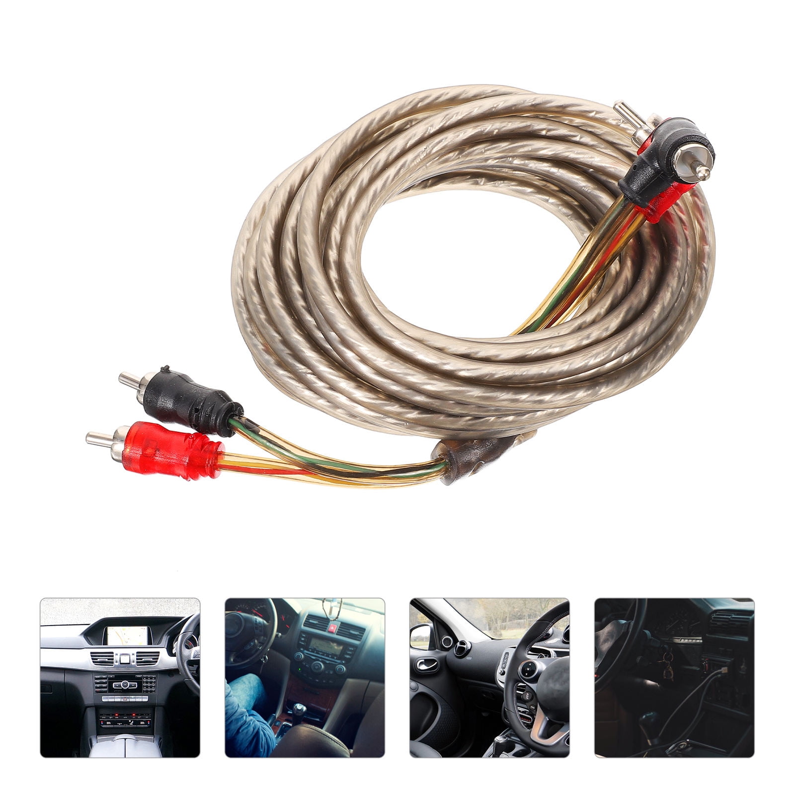 Worgeous Car Audio Cable Amp Amplifier Wire High Transmission Amplifier ...