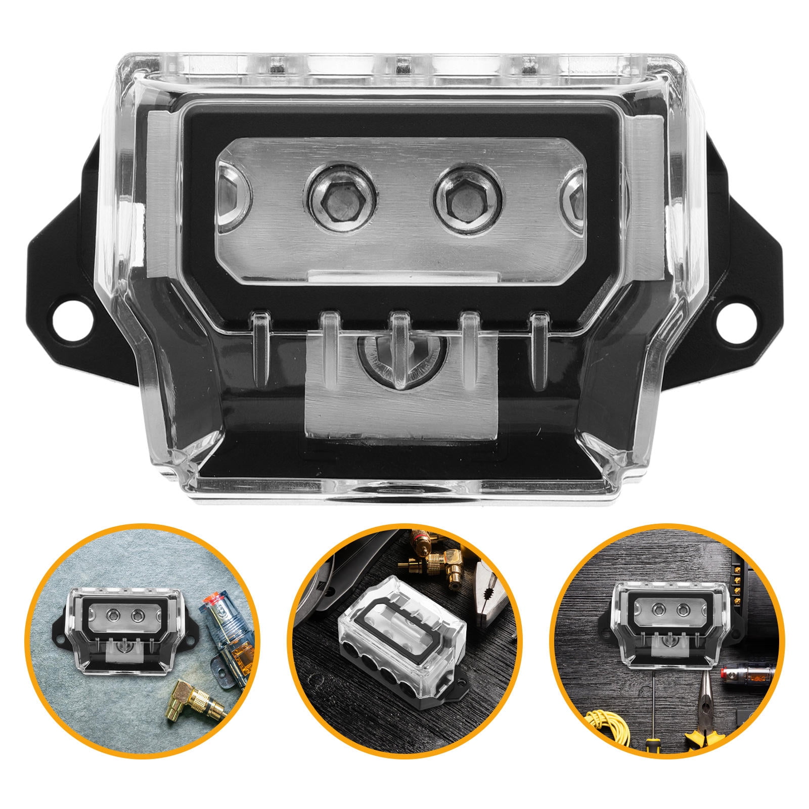 RENACLIPY Multi Color Zinc Alloy Nickel Plated Car Audio Power ...