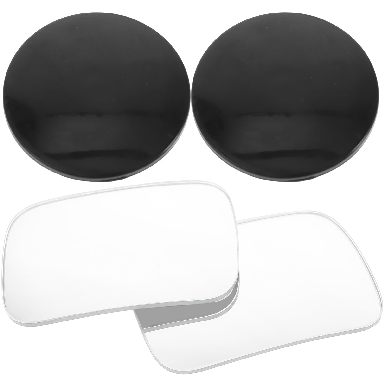Worgeous Car Auxiliary Mirror Small Round Convex Self Adhesive Blind ...
