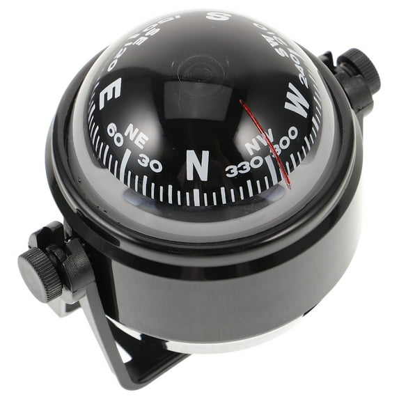 Worgeous Car Compass for LED Boat Light Automotive Compasses Dash Work Black - Walmart.com
