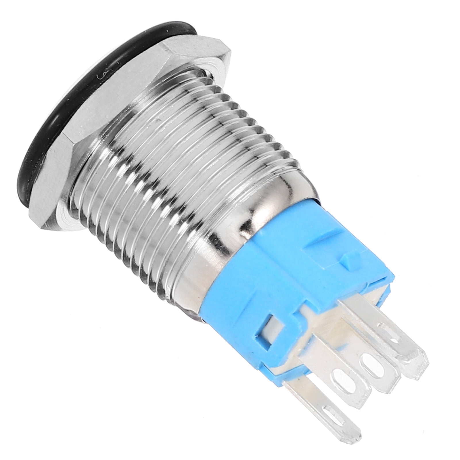 Worgeous Car Push Start Button Switch with Blue Brass Self-resetting ...