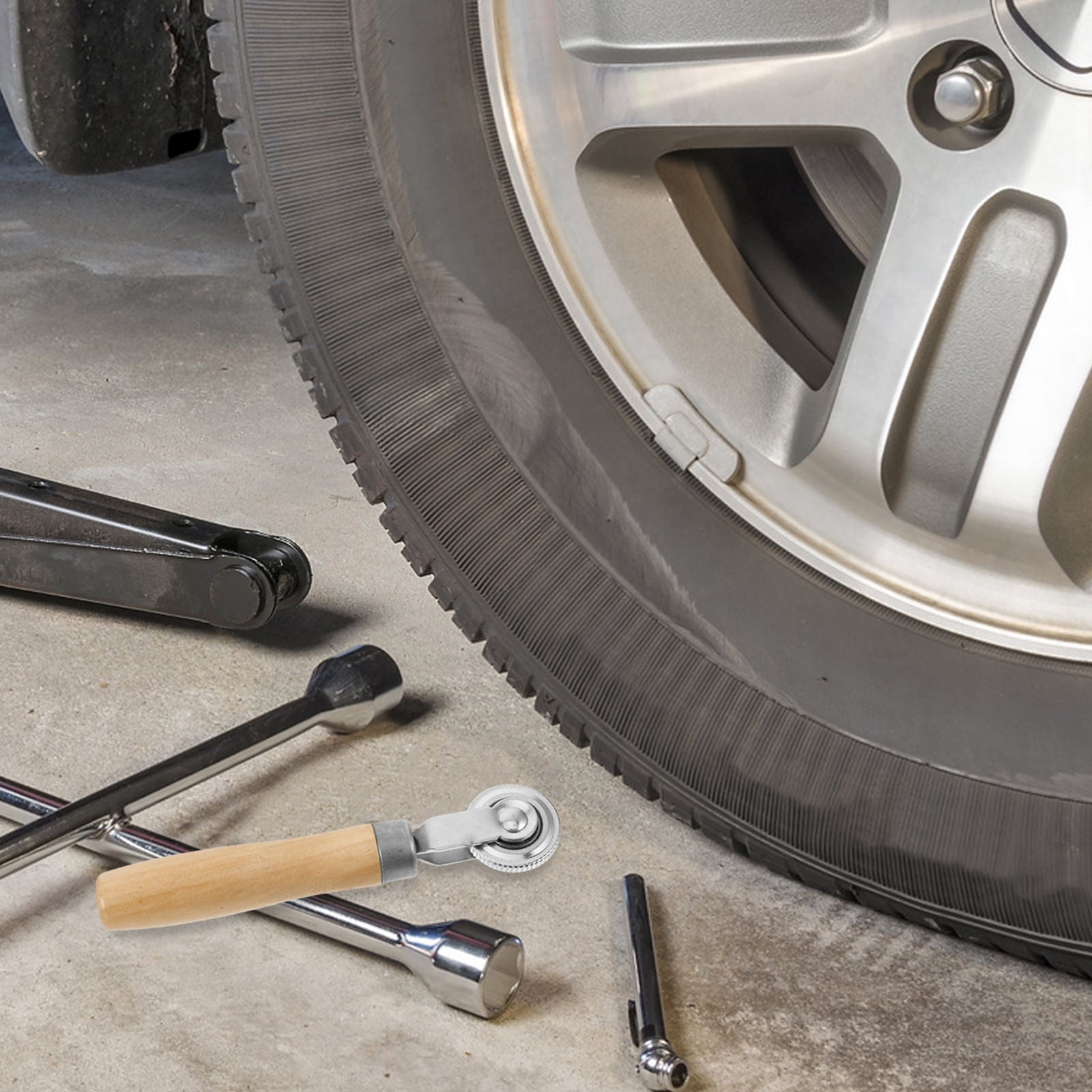 Raindrops Tire Patch Roller Wood Hand Rollers for Vehicle Owners ...