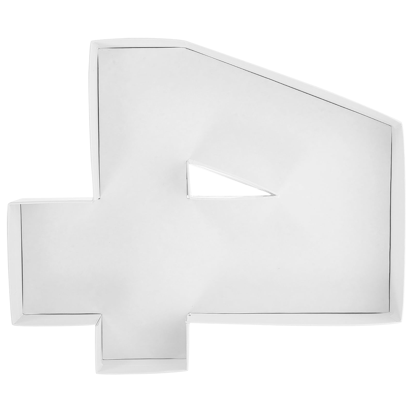 Worgeous Cardboard Fillable Number Box Paper Mache Charcuterie Tray ...