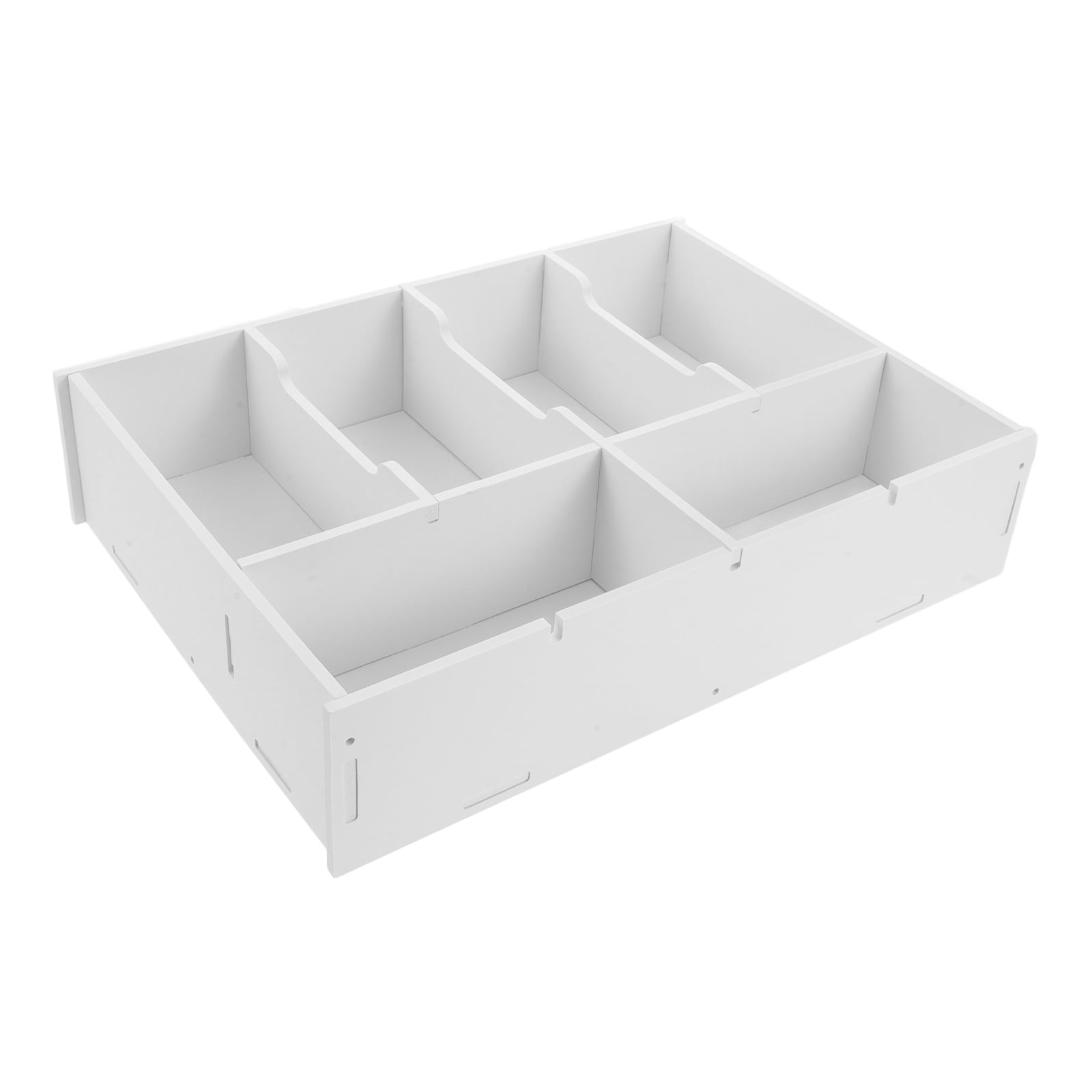 Worgeous Cash Box With Dividers For Desk Money Tray Organizer Plastic ...