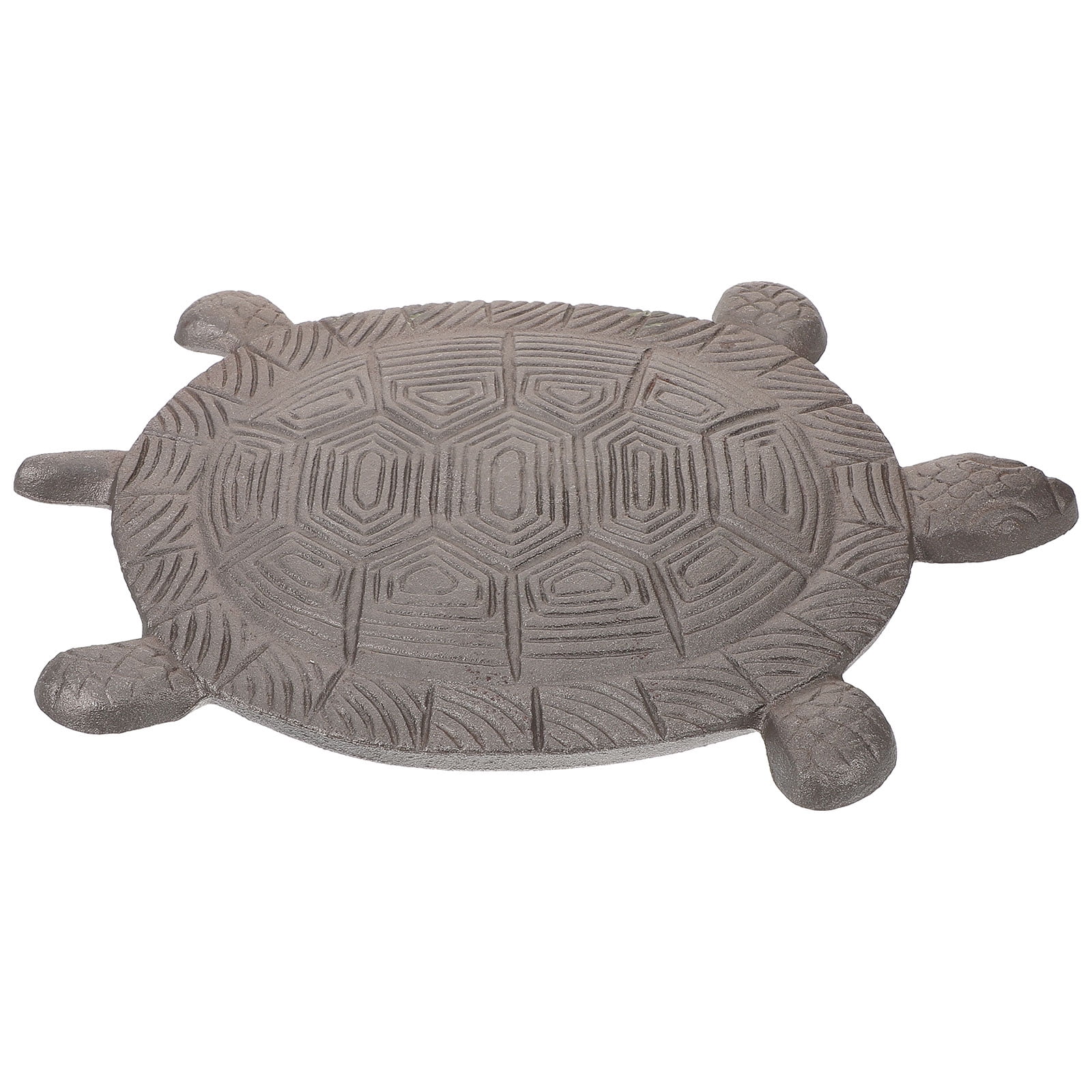 Worgeous Cast Iron Turtle Stepping Stone Stones Garden Sculpture ...