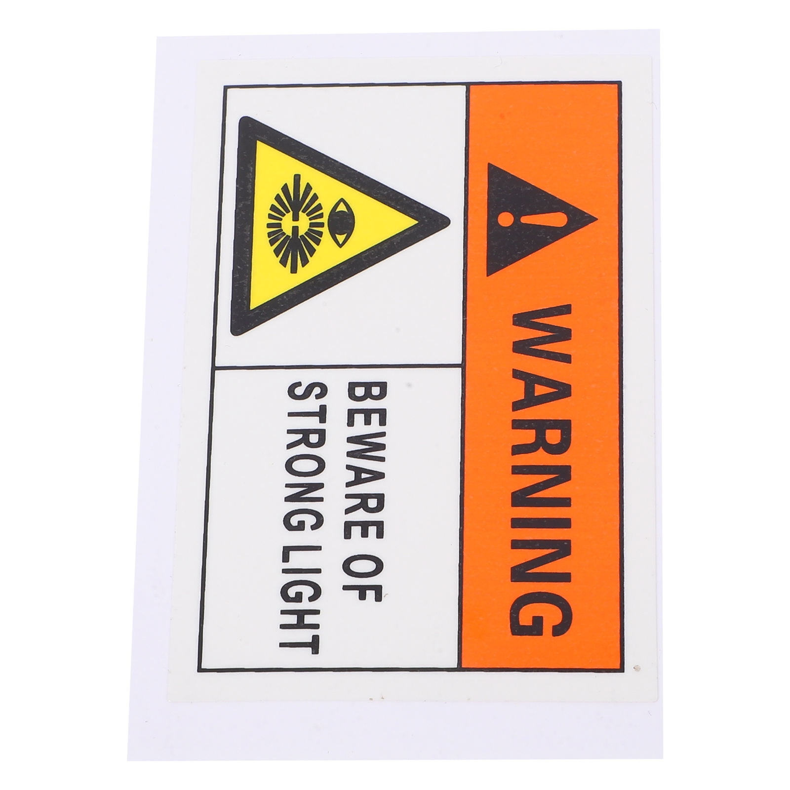 Worgeous Caution Fox Light Radiation Warning Sign Safety Label ...