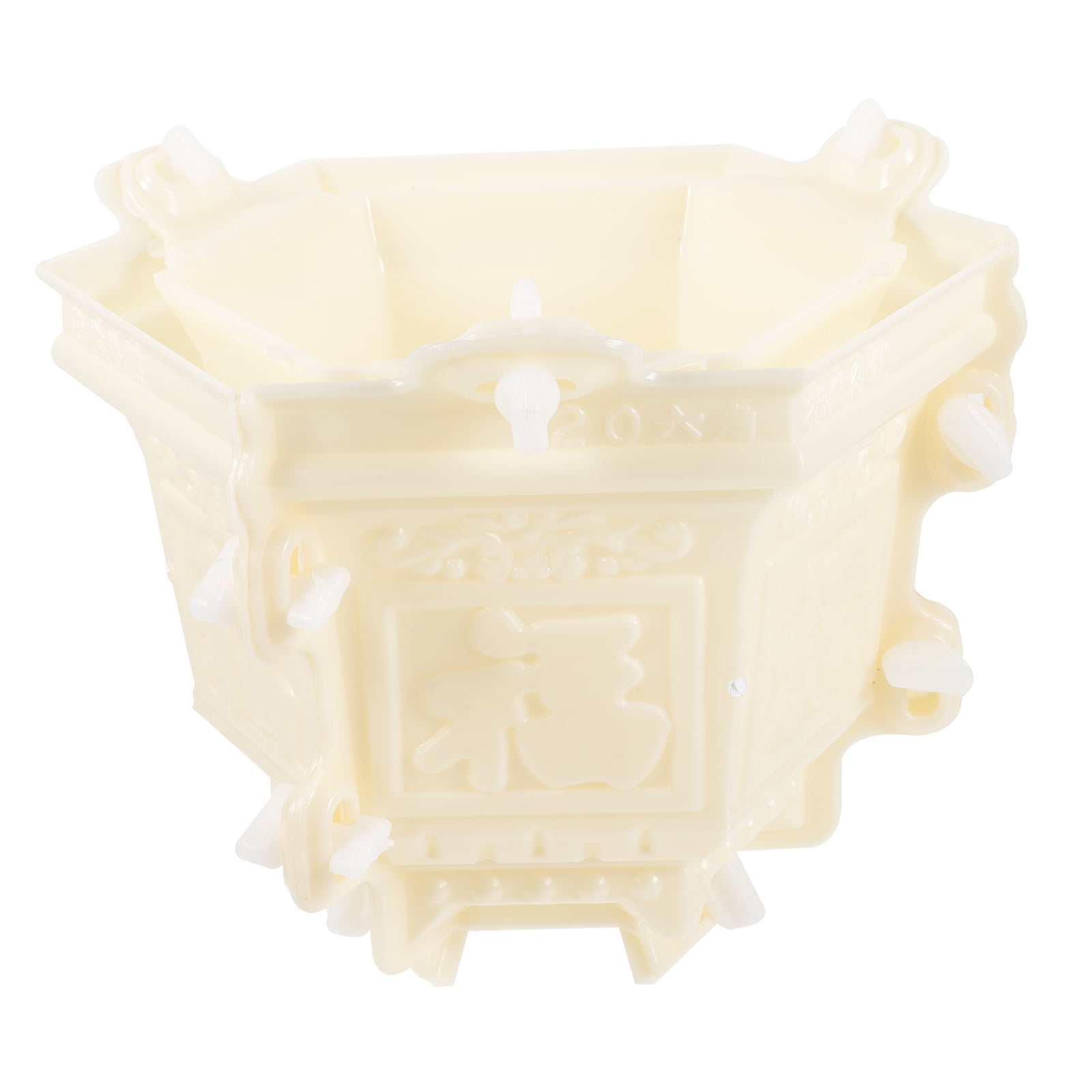 Worgeous Cement Garden Concrete Paving Mold Flower Pot Smooth Surface ...
