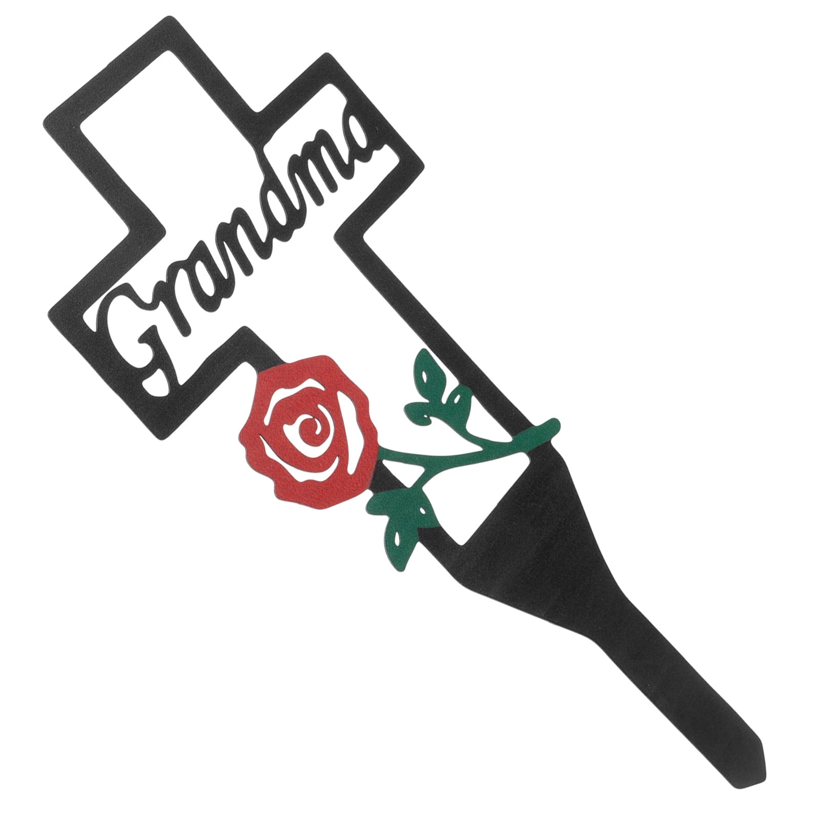 Worgeous Cemetery Memorial Stake Craft Yard Stake Grave Metal Stake ...