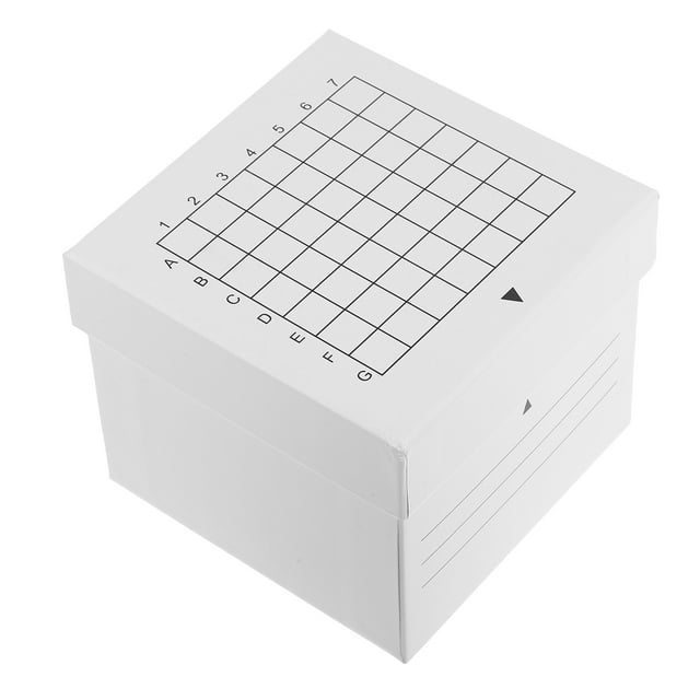 Worgeous Centrifuge Tubes Storage Box With Lid Paper Freezer Box For ...