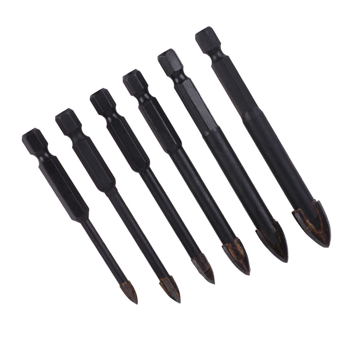 Worgeous Ceramic Drill Bits for Drilling with Stainless Steel Triangle ...
