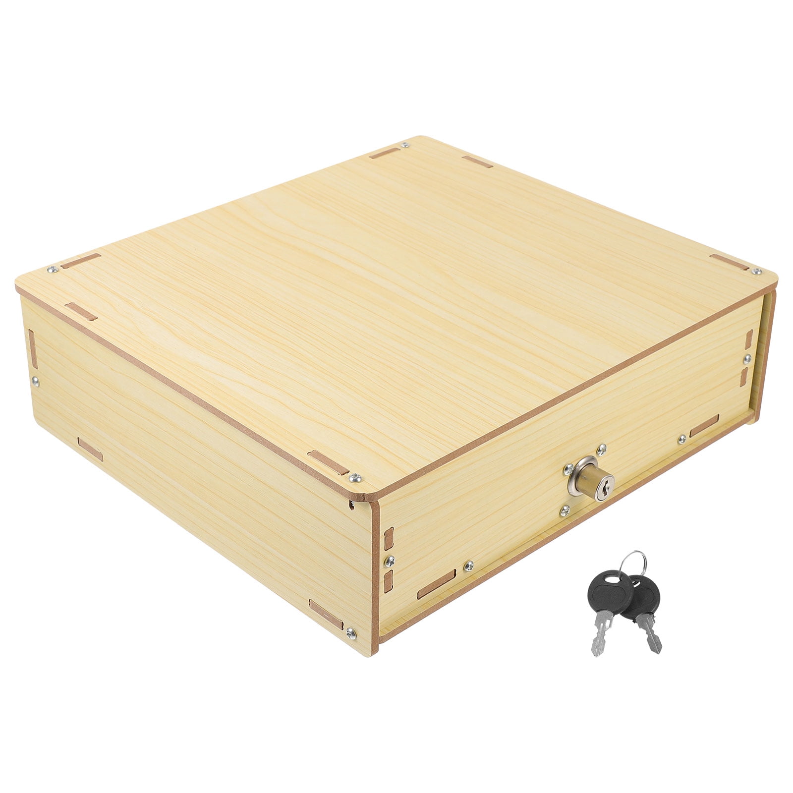 Worgeous Change Storage Box Countertop Organizer Cash Drawer Tray Beige ...