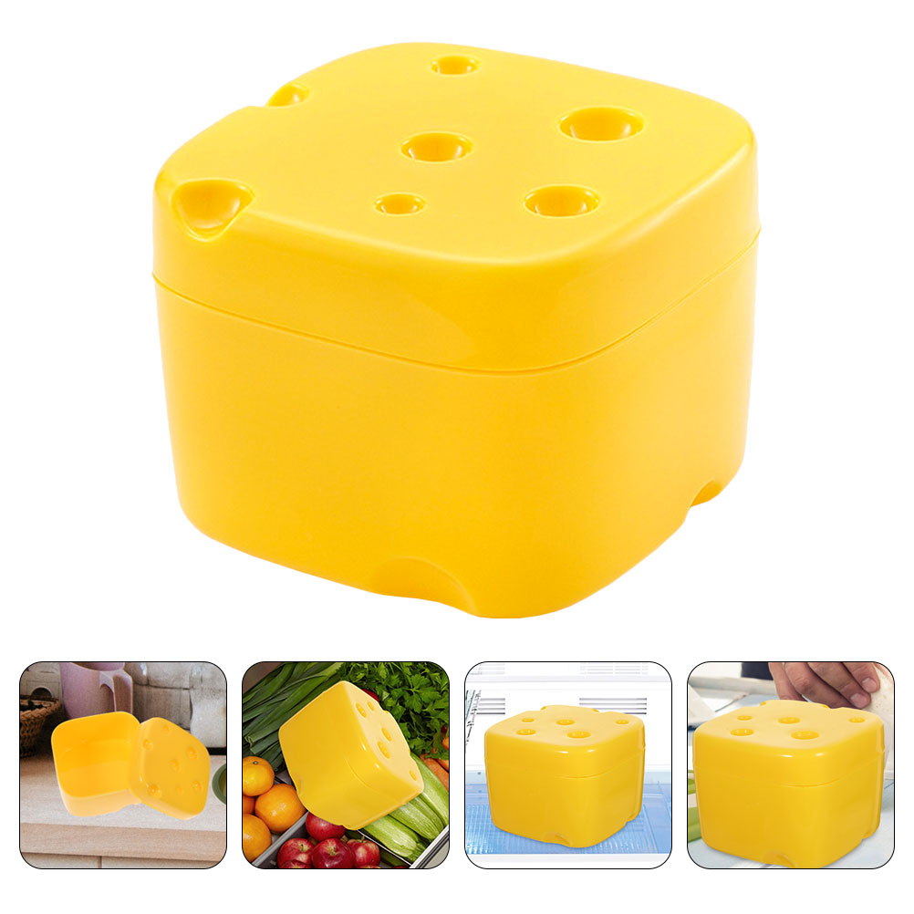 Worgeous Sliced Cheese Container Fridge Plastic Cheese Storage ...