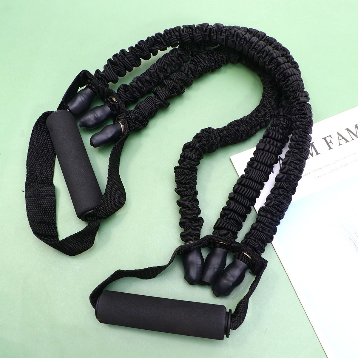 Worgeous Chest Expander Pulling Bands Chest Expander Black 1 Set Tpe ...