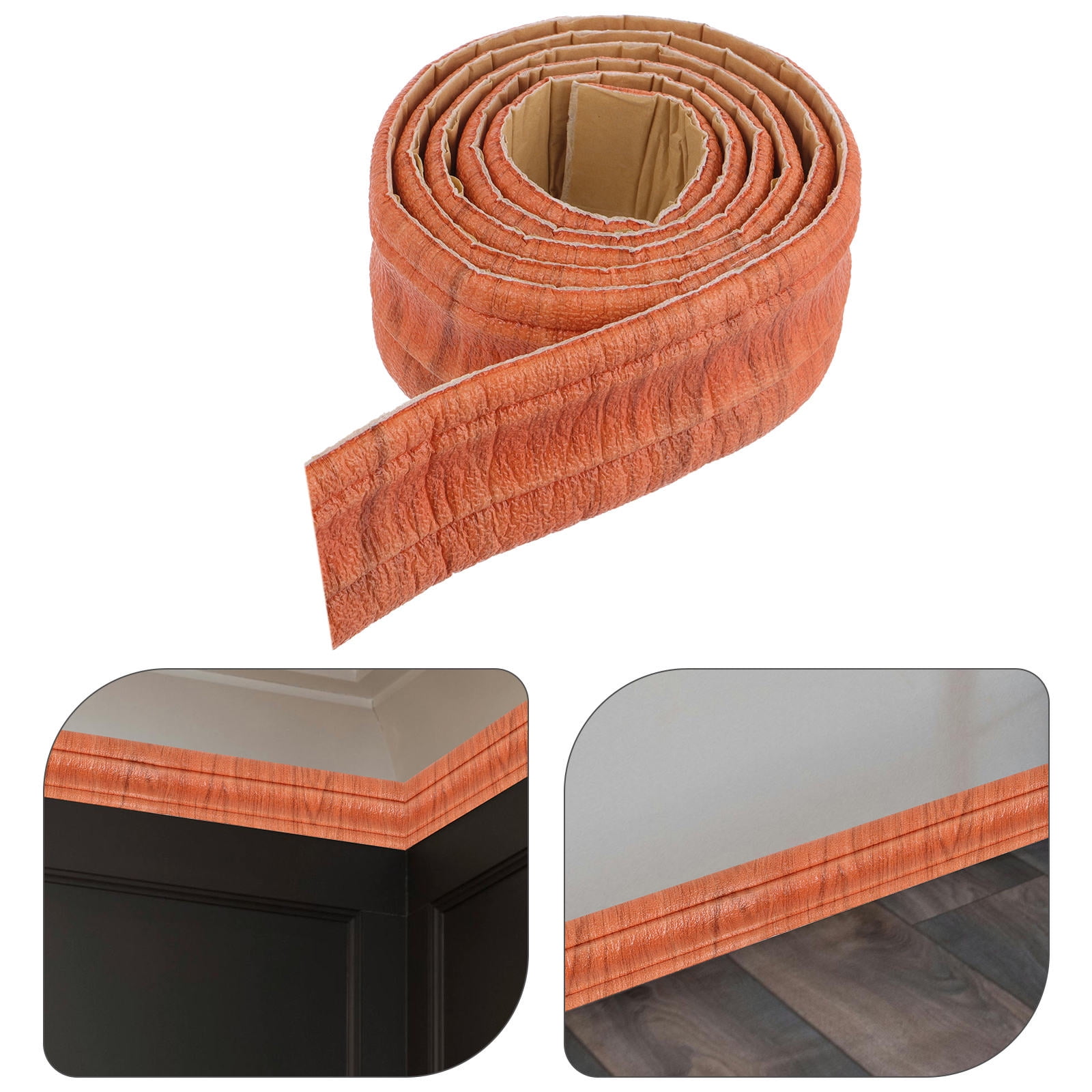 Worgeous Chocolate Wall Border Decals Self Adhesive PE Foam Baseboard ...