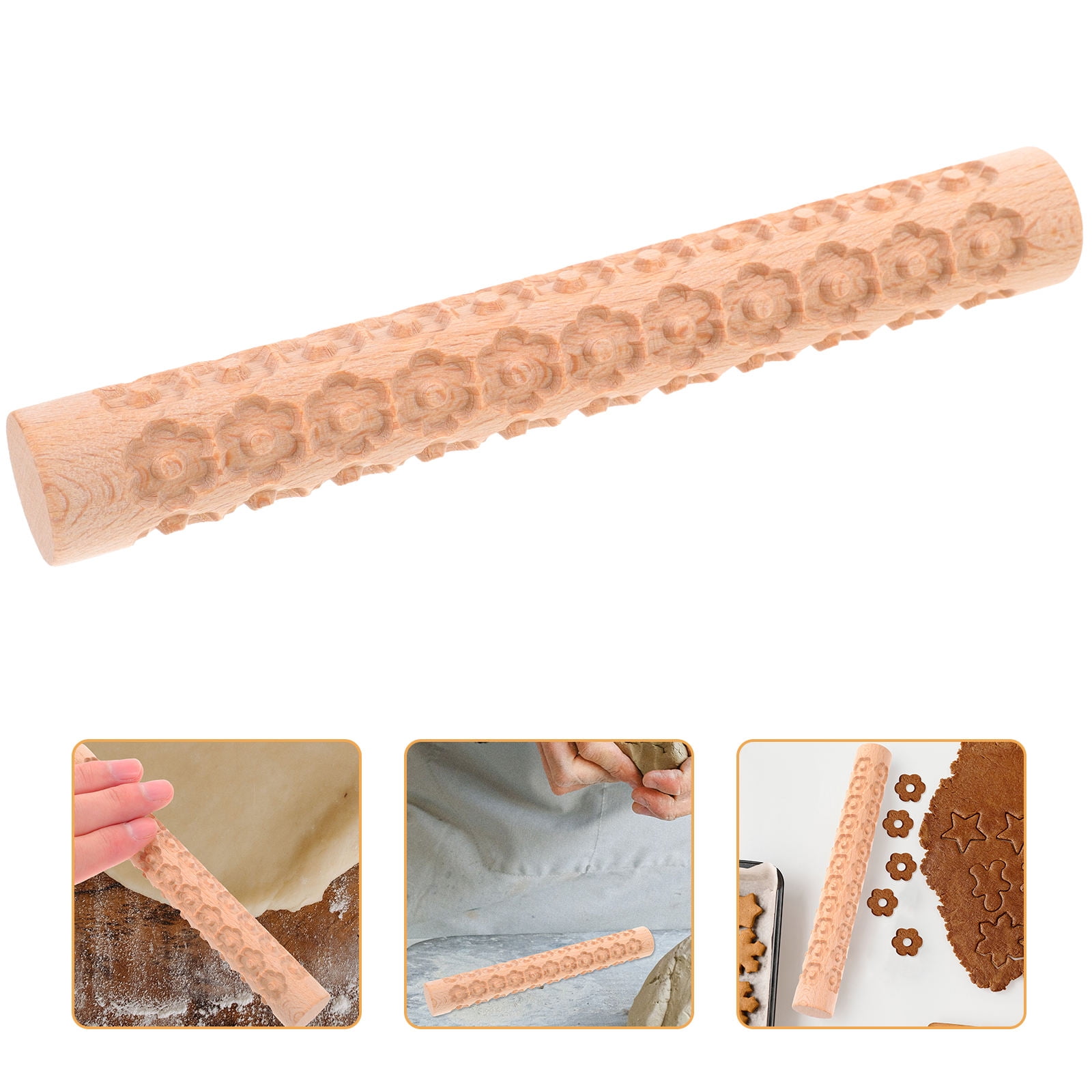 Worgeous Clay Embossing Roller Pottery Texture Roller Clay Texture ...