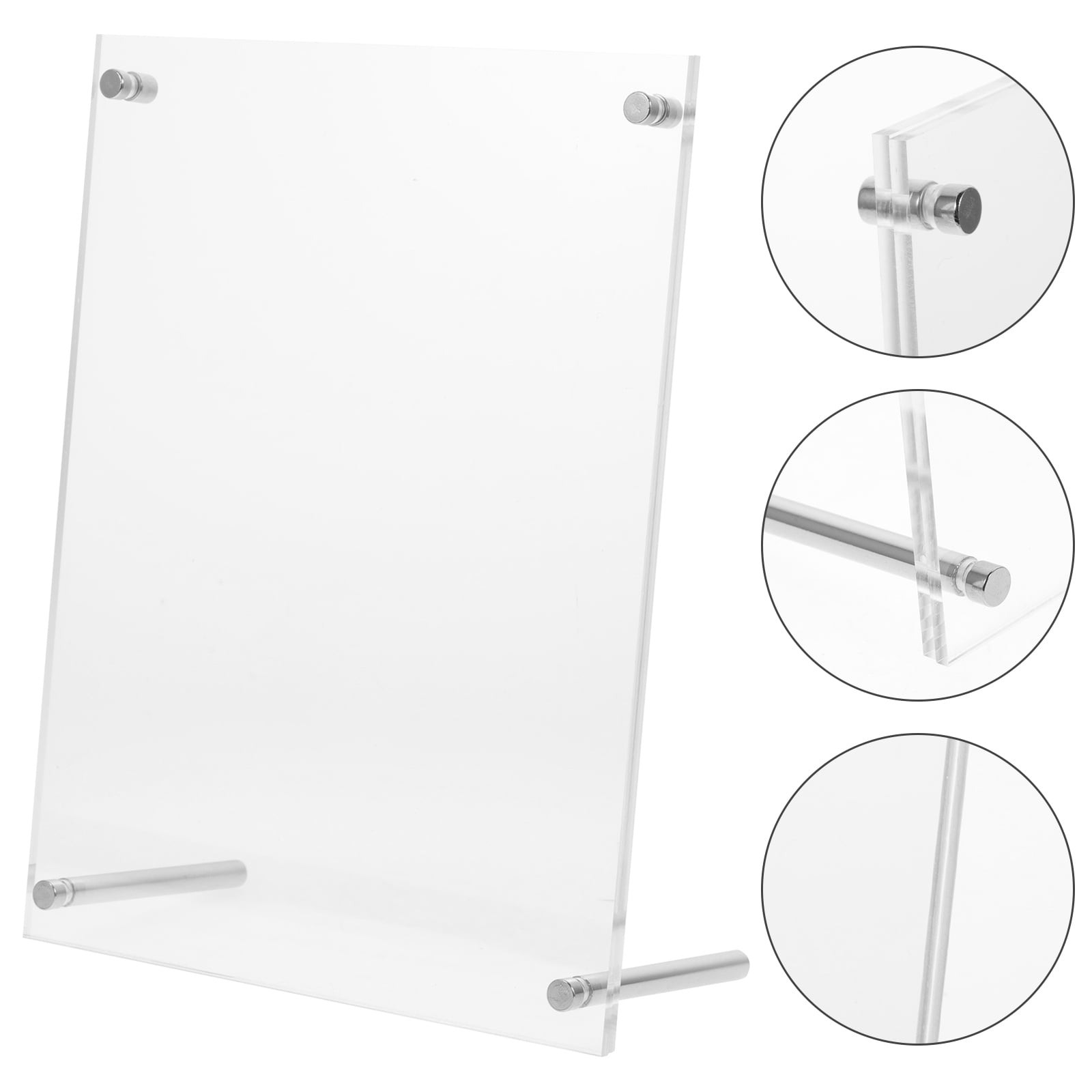 Worgeous Clear Desktop Picture Frame Large Photo Poster Frames Stand ...