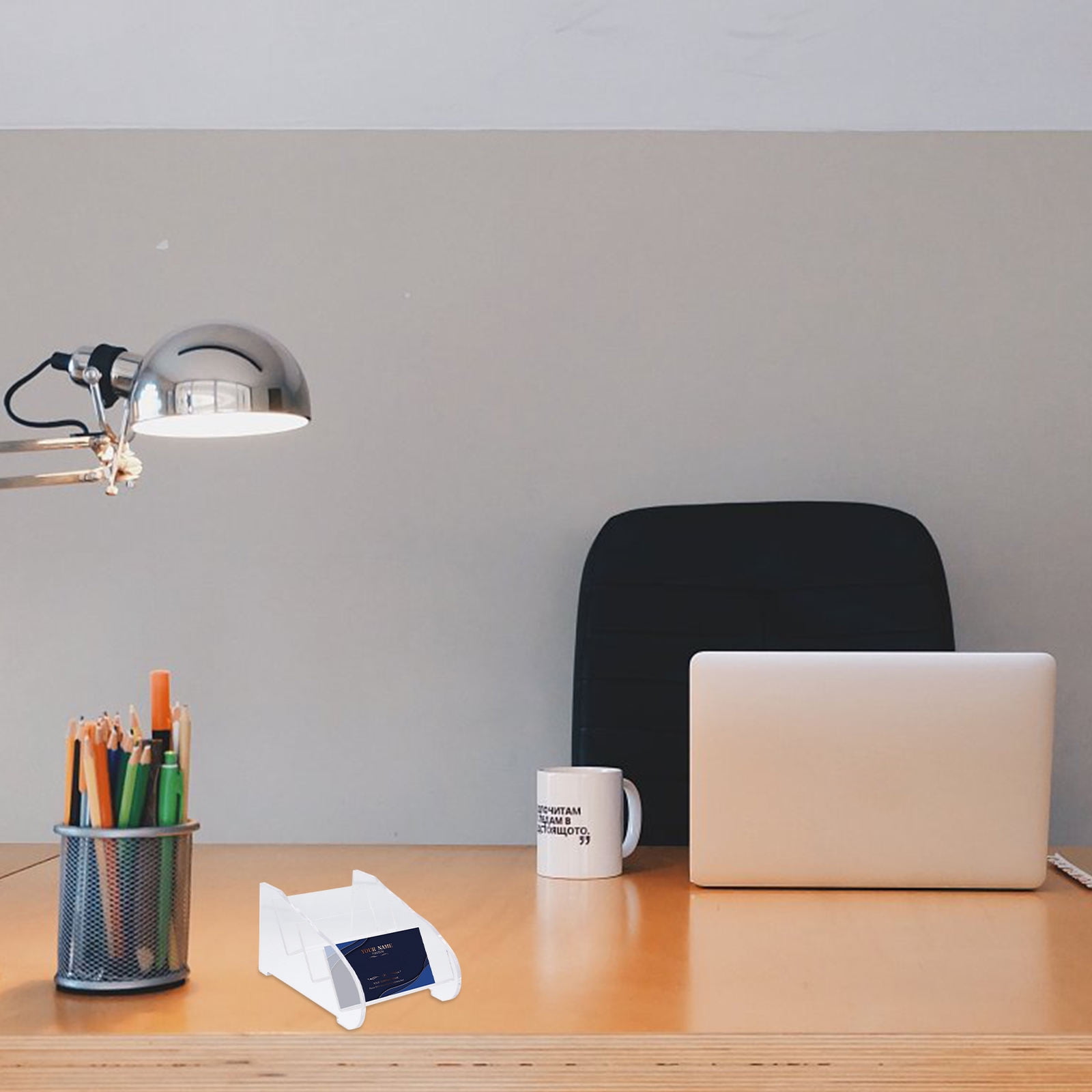 Worgeous Clear Display Case Card Hold Display Vertical Business Card ...