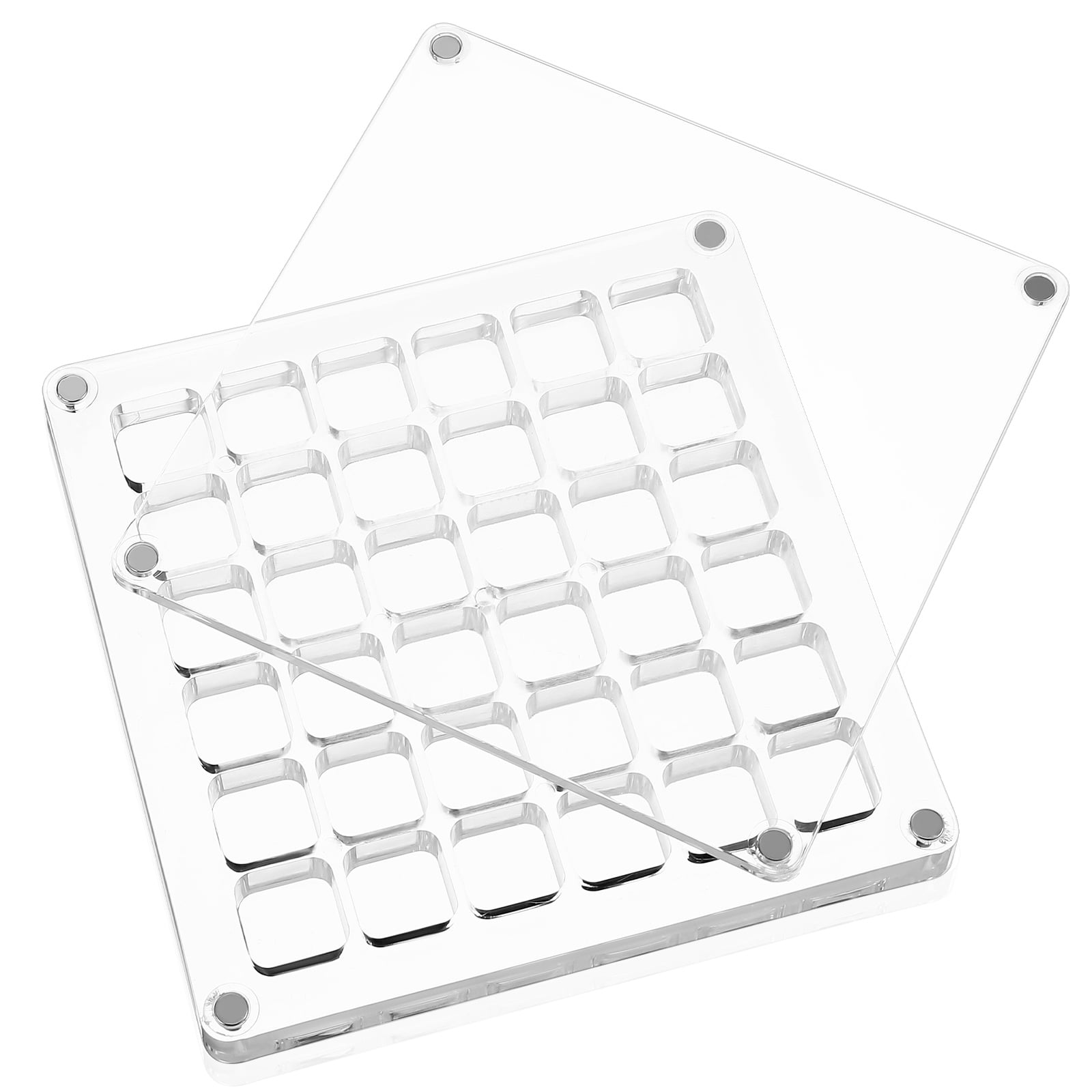 Worgeous Clear Display Case Grid Display Case Seashell Holder Seashell ...
