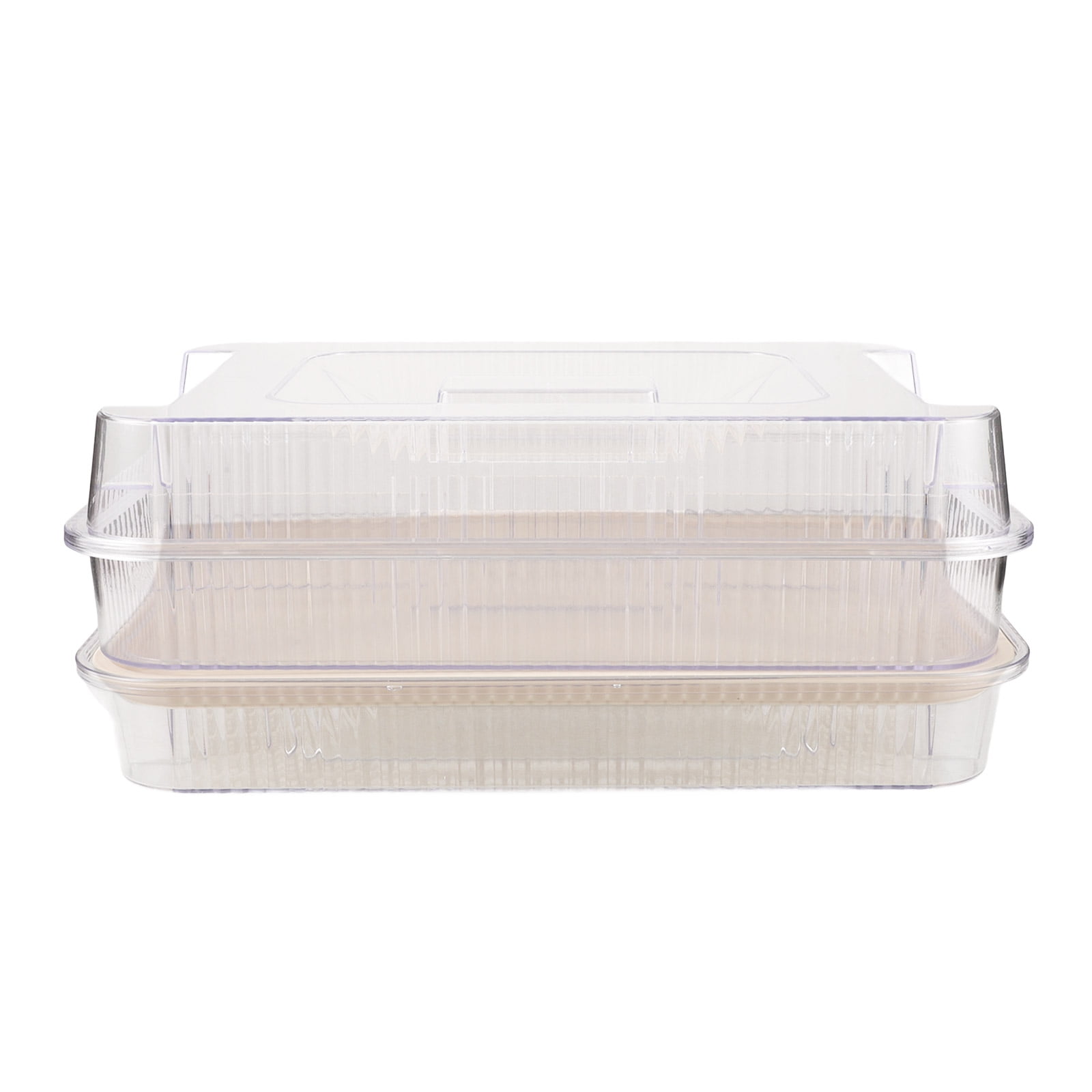 Worgeous Clear Plastic Party Platter With Drain Tray Chilled Serving ...