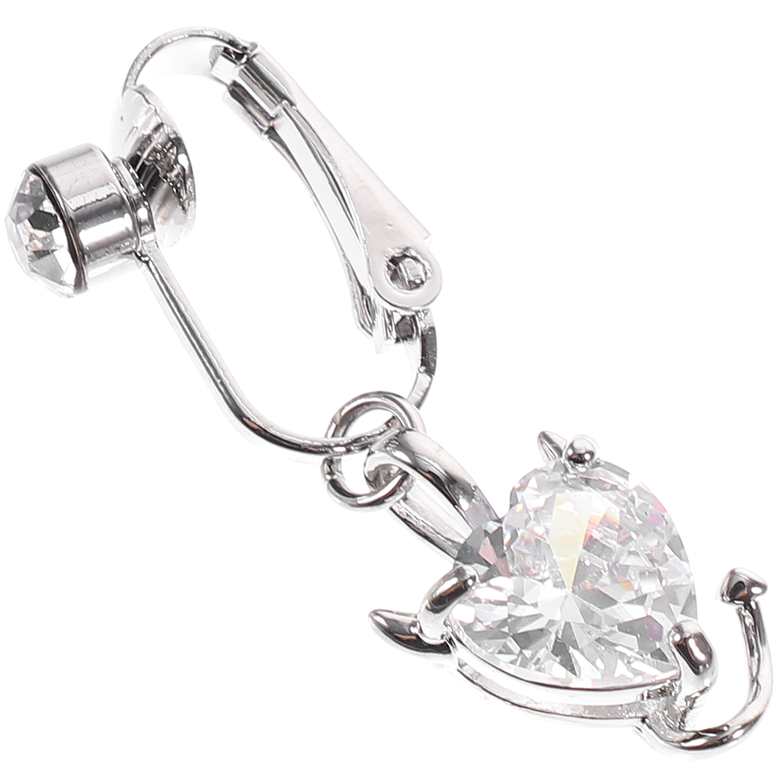 Worgeous Clip On Belly Button Fake Ring Non-Piercing Faux Hoops Miss ...