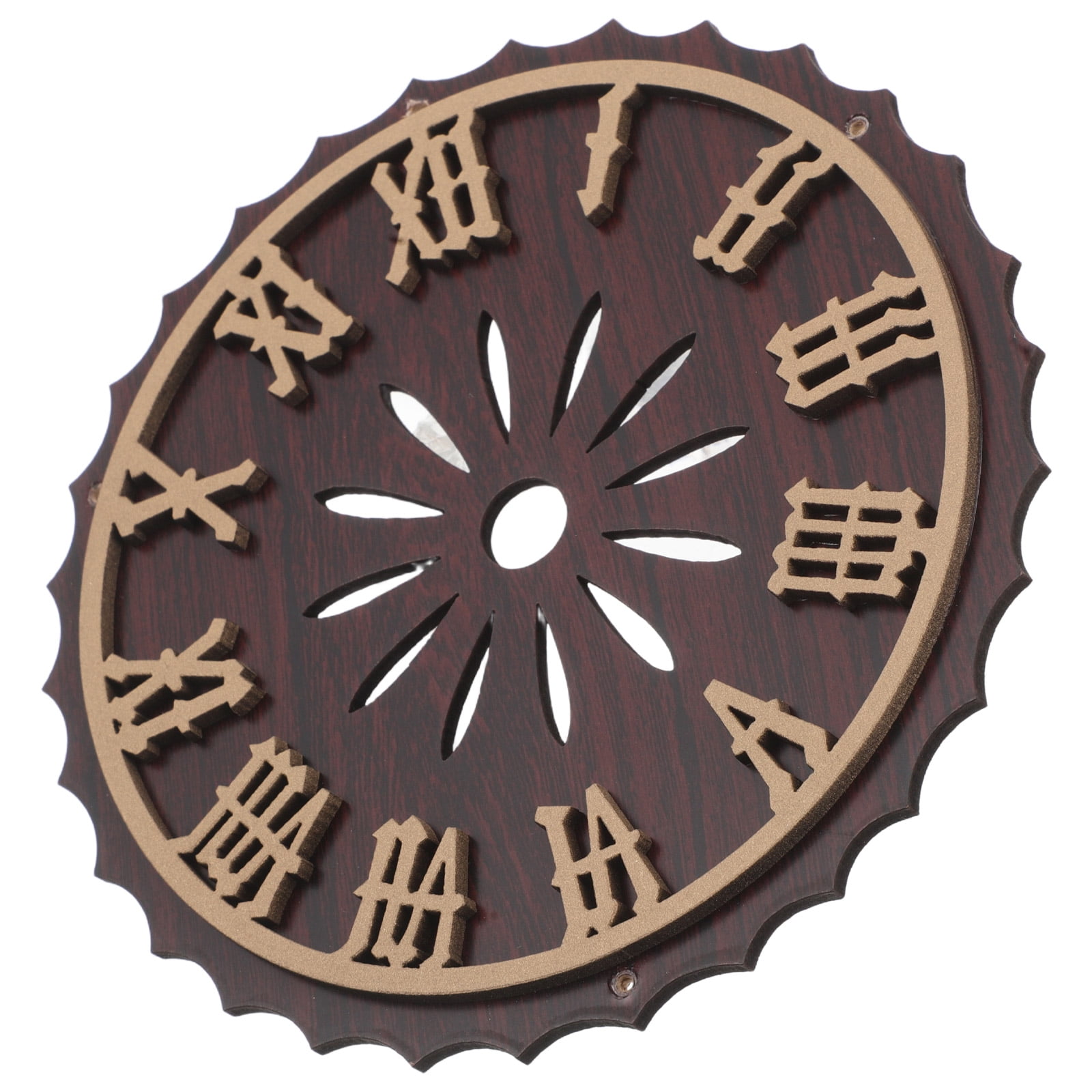 Worgeous Clock Dial Replacement Part Cuckoo Clock Dial for DIY Clock Repair Clear Scale Vintage ...