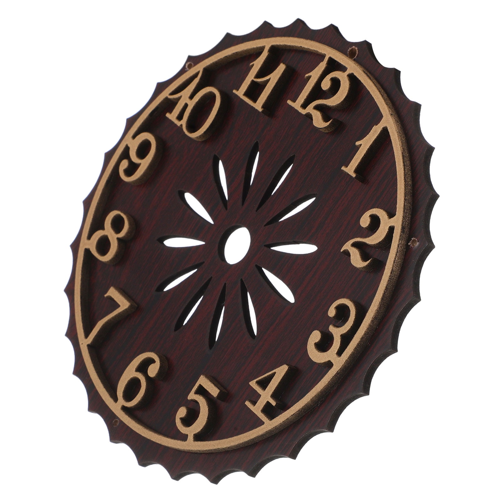 Worgeous Clock Face Replacement for Wall Clocks Plastic Dial Plate for ...